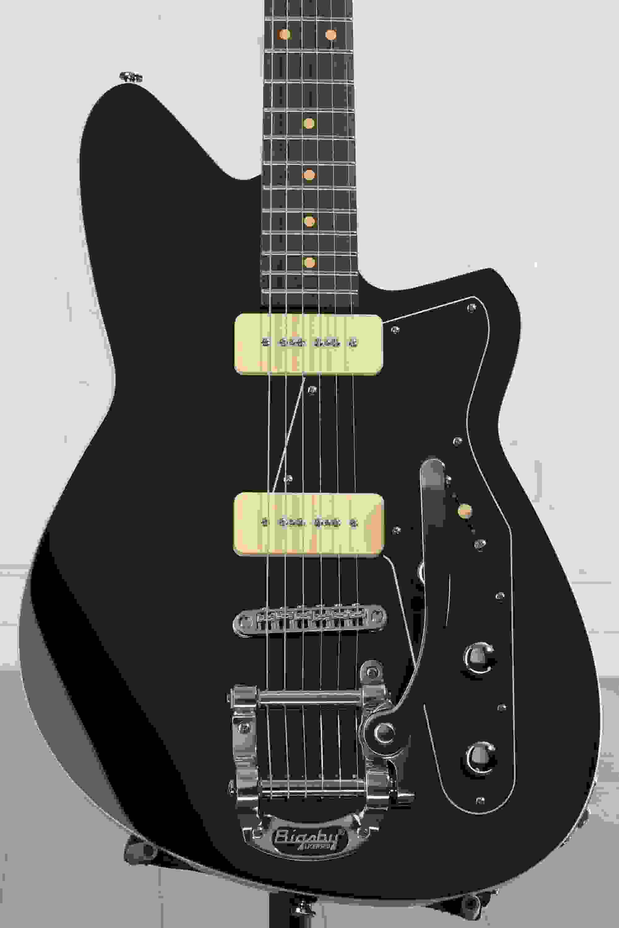 Reverend Jetstream 290 Electric Guitar - Midnight Black, Rosewood ...