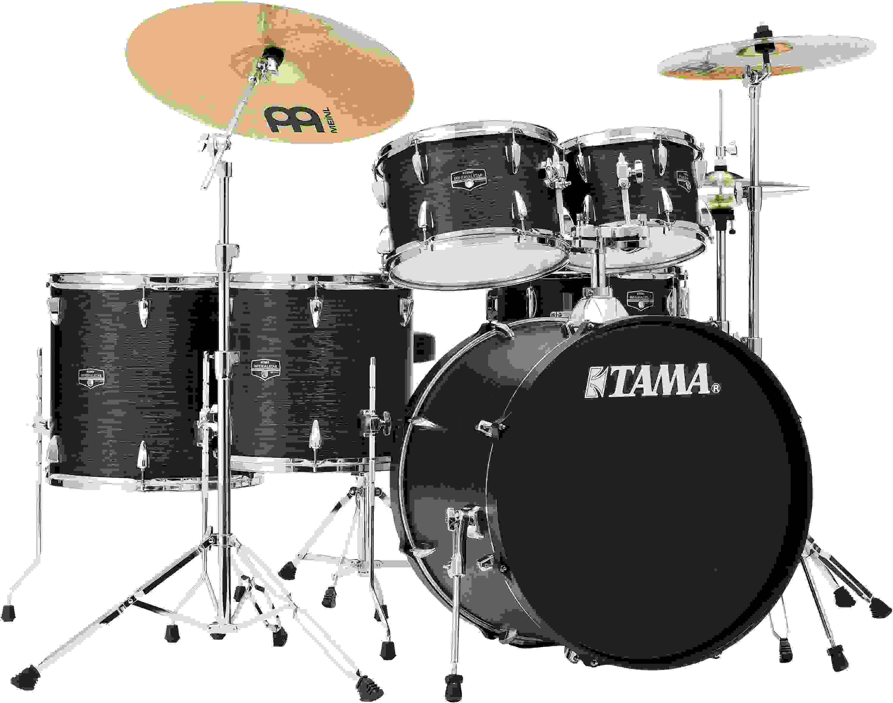 Tama IE62C Imperialstar 6-piece Drum Set - Black Oak Wrap | Sweetwater