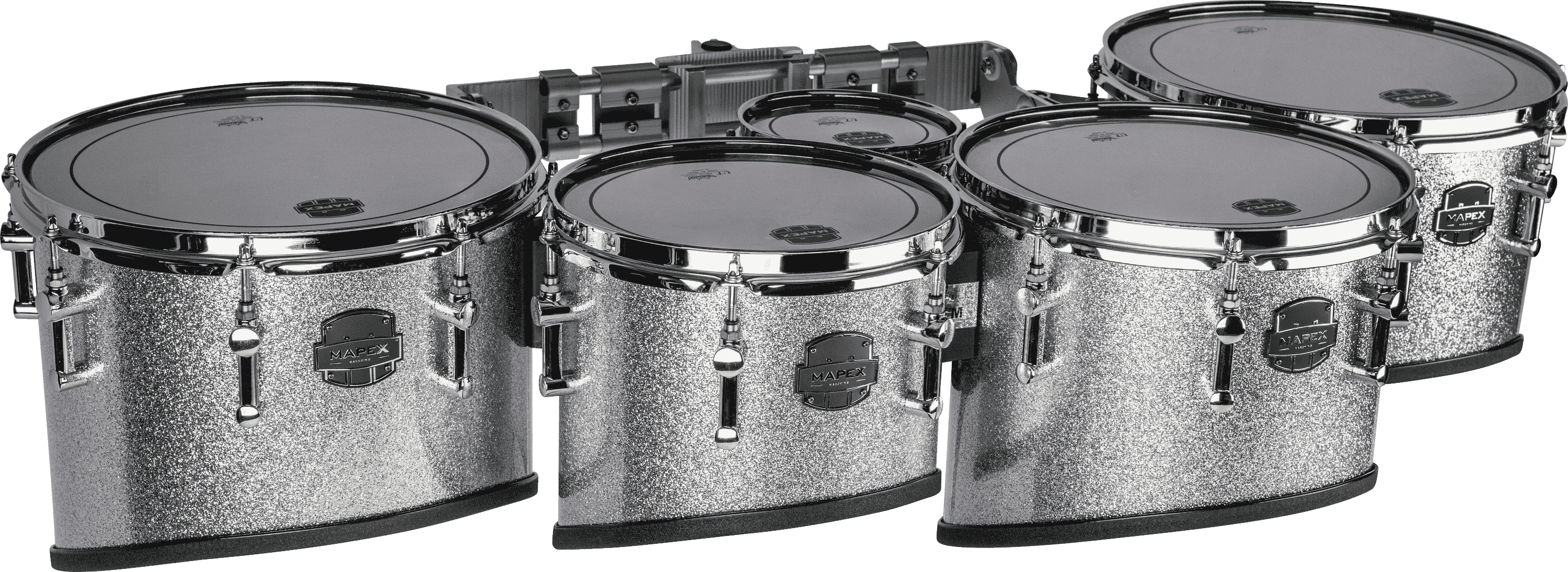 Mapex Quantum Mark II Classic Cut Marching Tenor Drum Quintet- 6-/10 ...