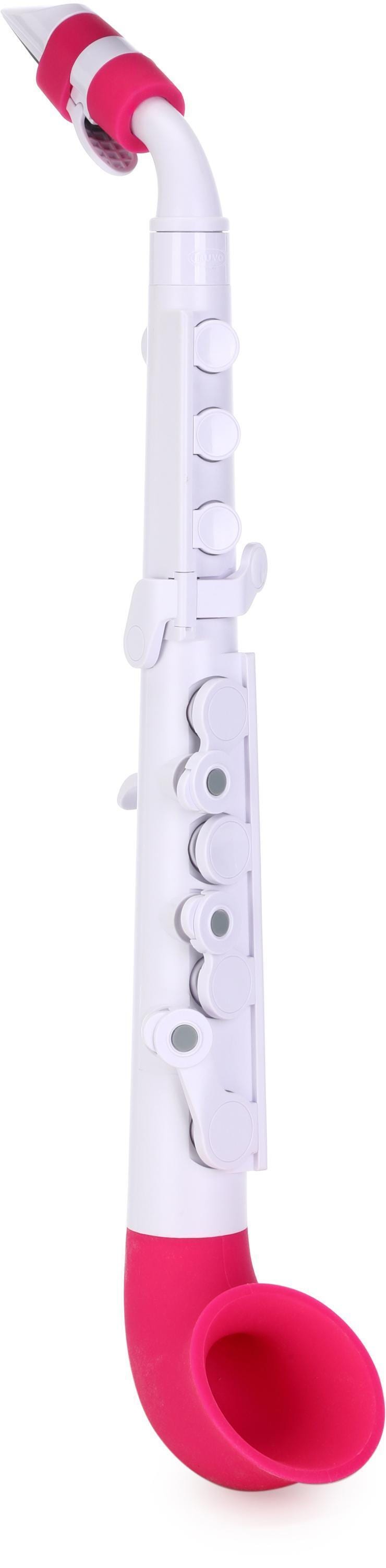 Nuvo jSax - White/Pink | Sweetwater