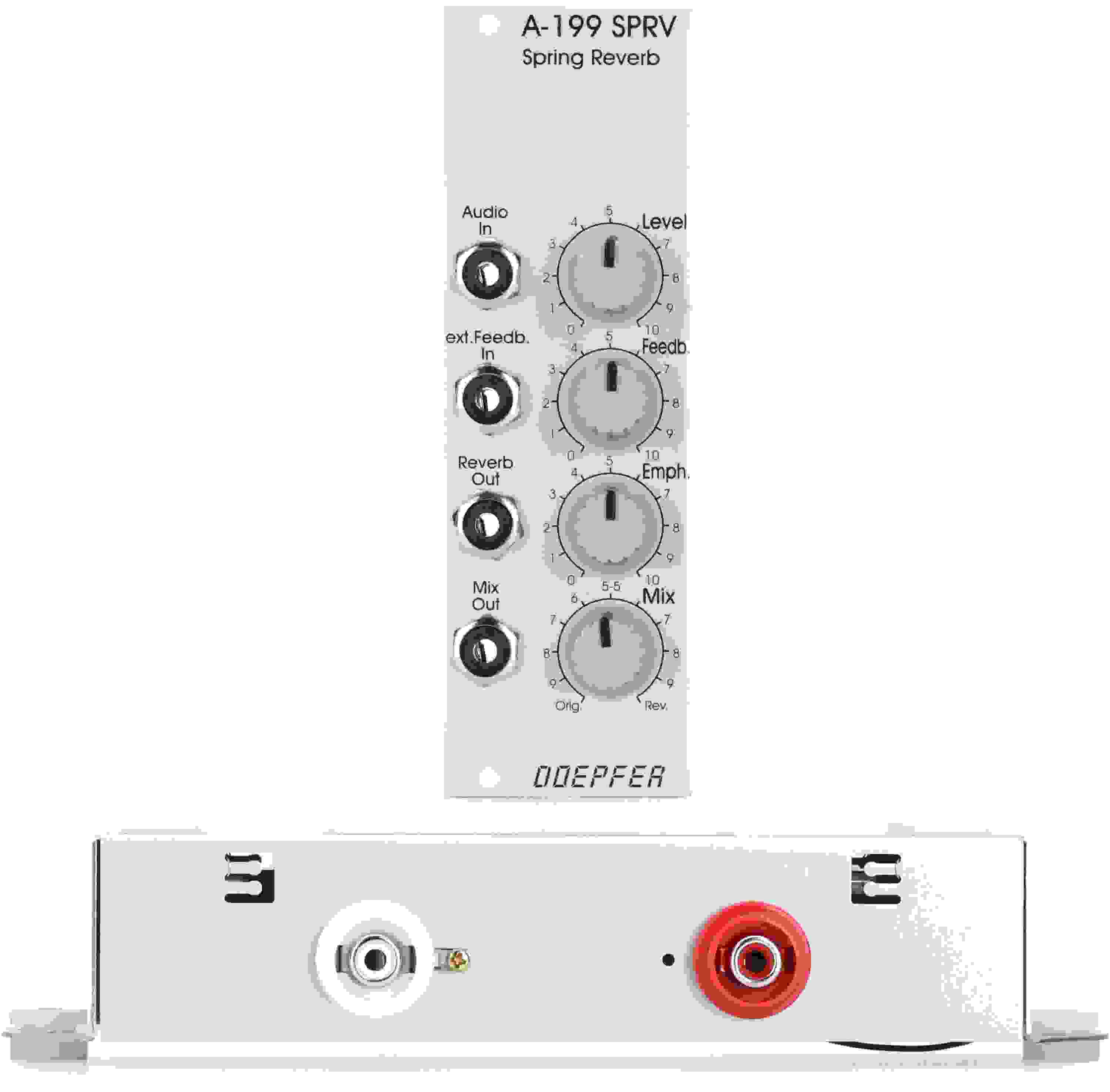 Doepfer A-199 Eurorack Spring Reverb Module - Standard Edition | Sweetwater