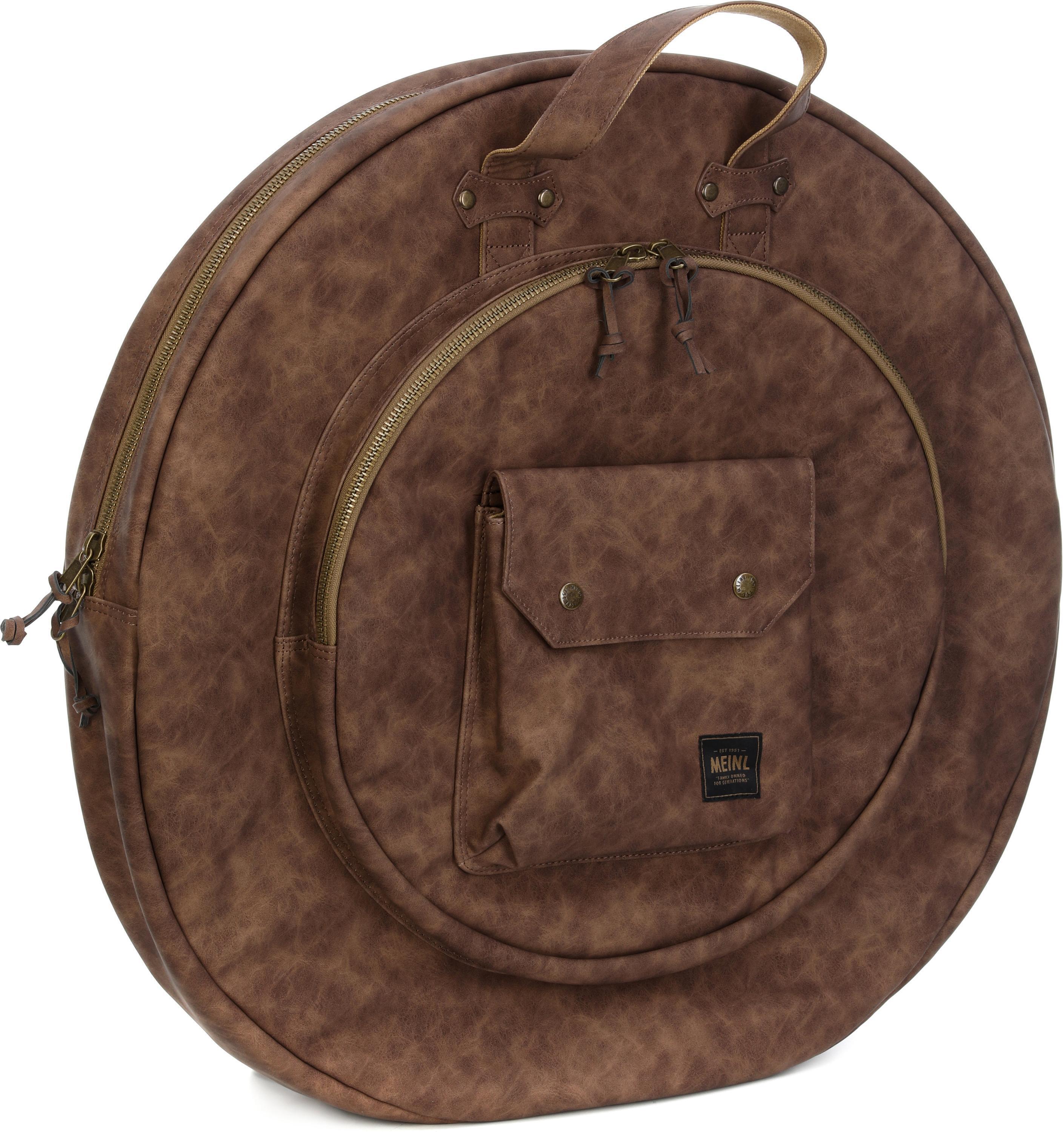 Meinl Cymbals Vintage Hyde Cymbal Bag - 22 inch, Light Brown | Sweetwater