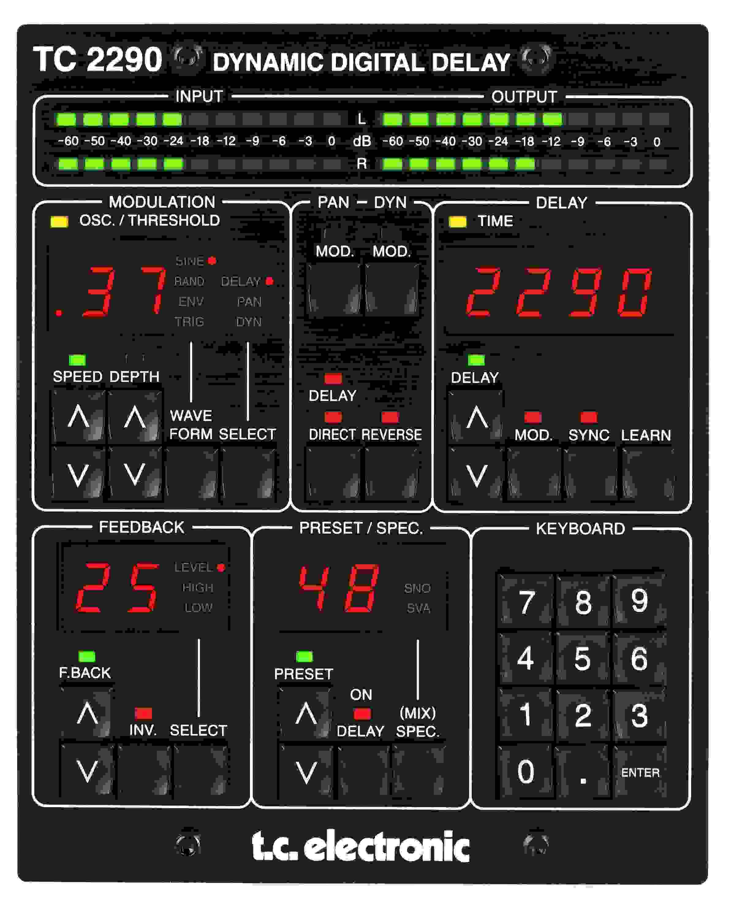 TC Electronic TC2290-DT Desktop-controlled Dynamic Digital Delay Plug ...