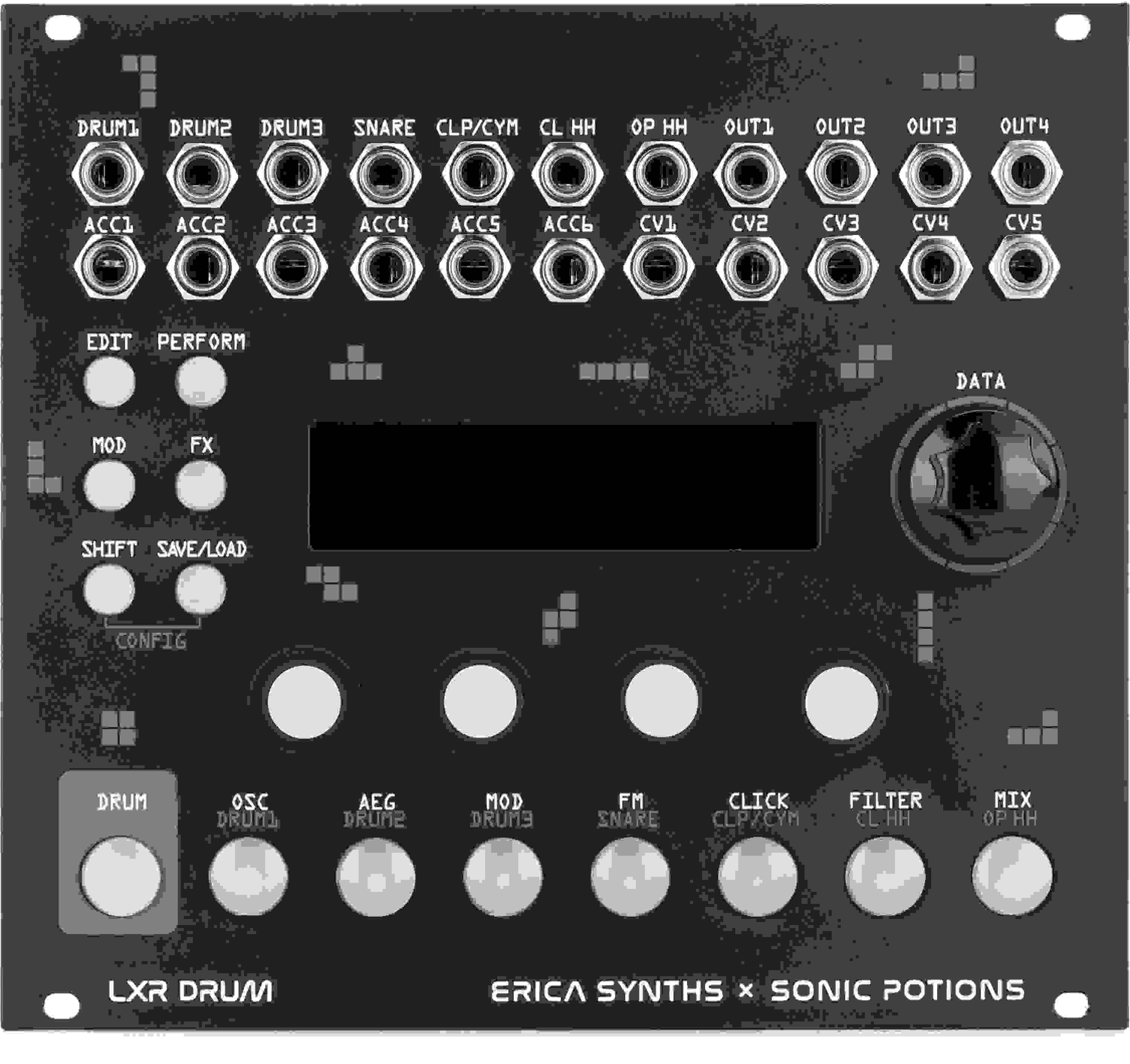 Erica Synths LXR Drum Eurorack Module | Sweetwater