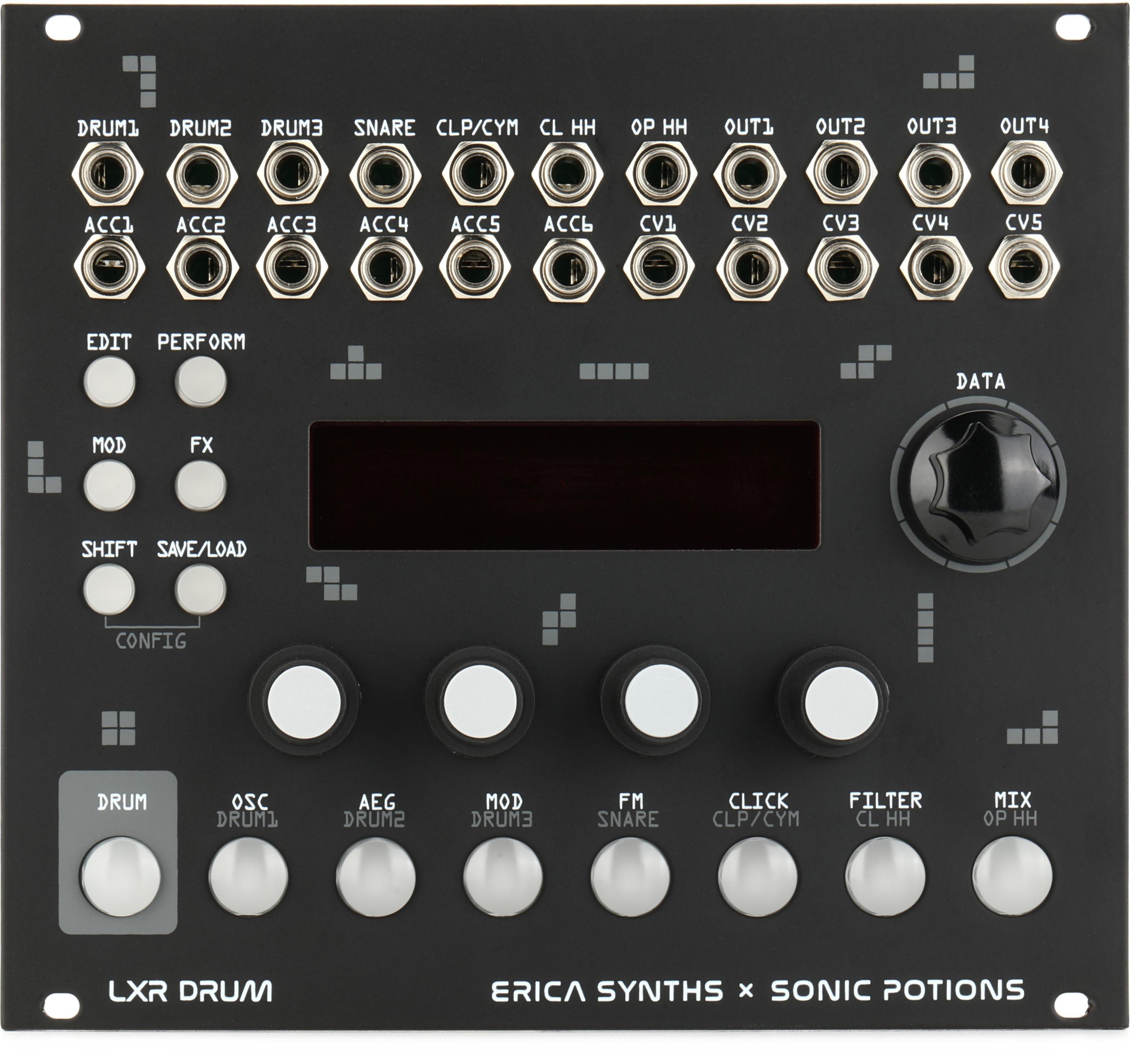 Erica Synths LXR Drum Eurorack Module | Sweetwater