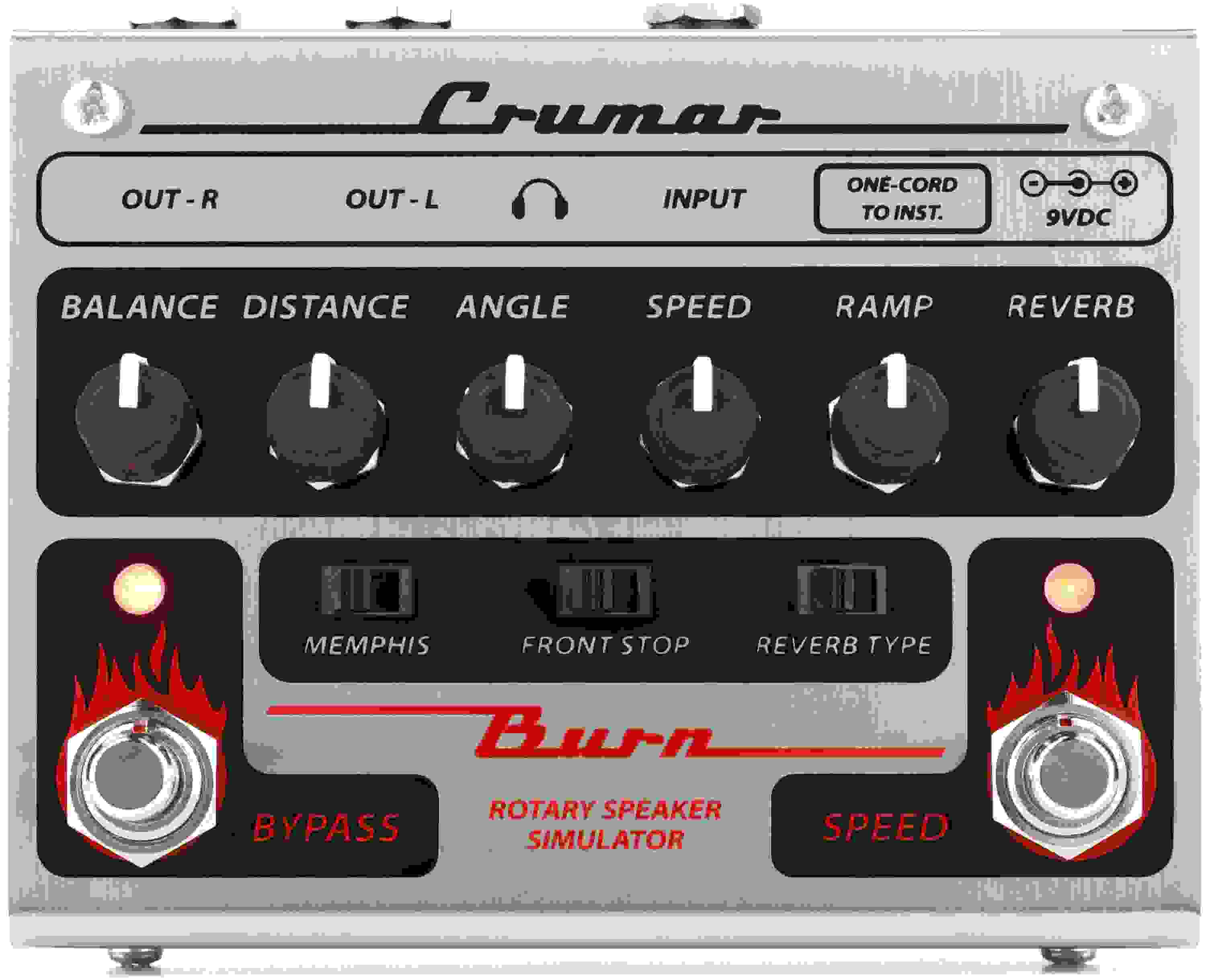 Crumar Burn Rotary Speaker Simulator Pedal | Sweetwater