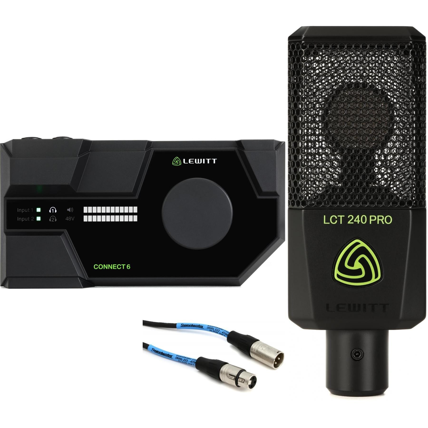 Lewitt Connect 6 USB-C Audio interface and LCT 240 PRO Condenser ...