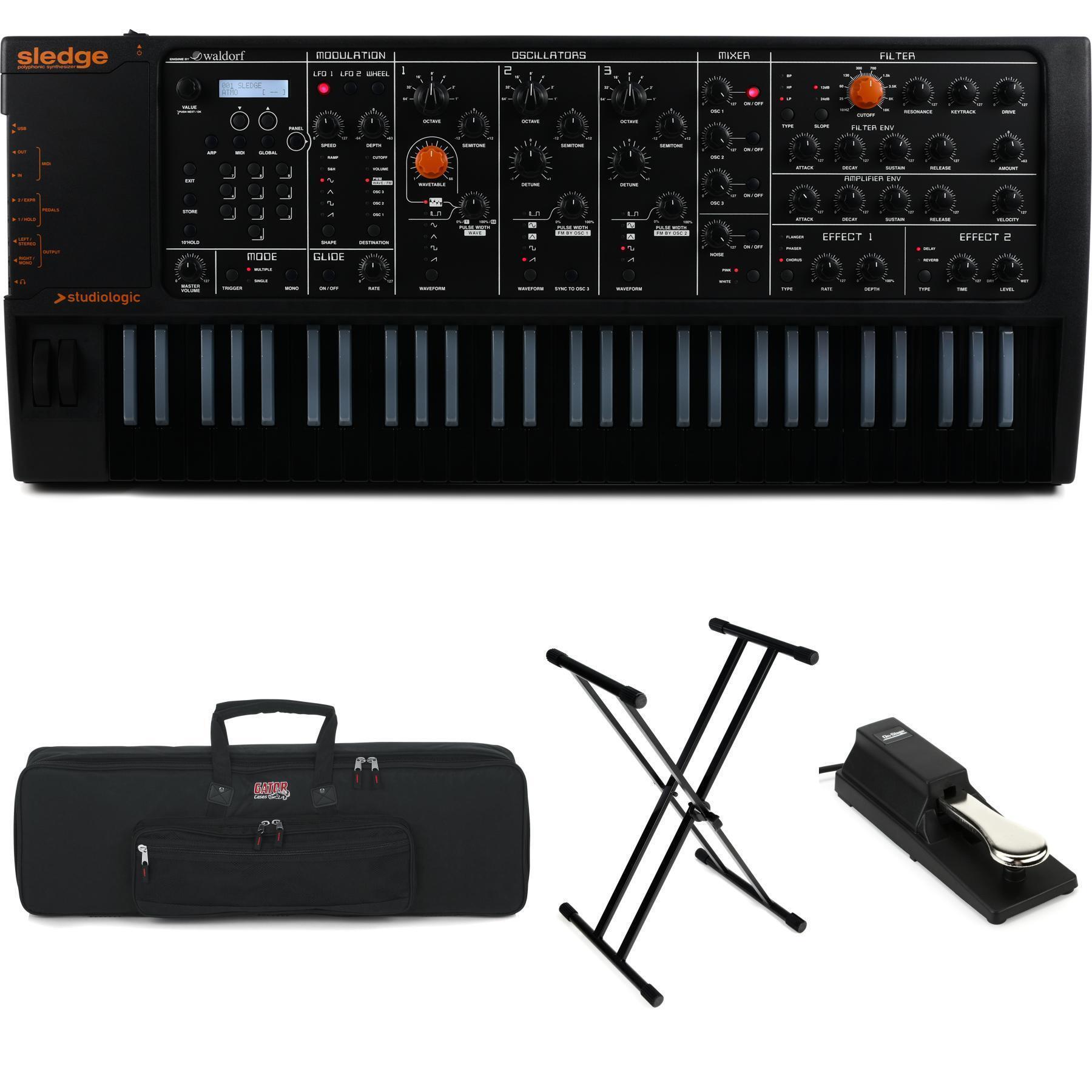 Studiologic Sledge 2.0 Black Stage Bundle | Sweetwater