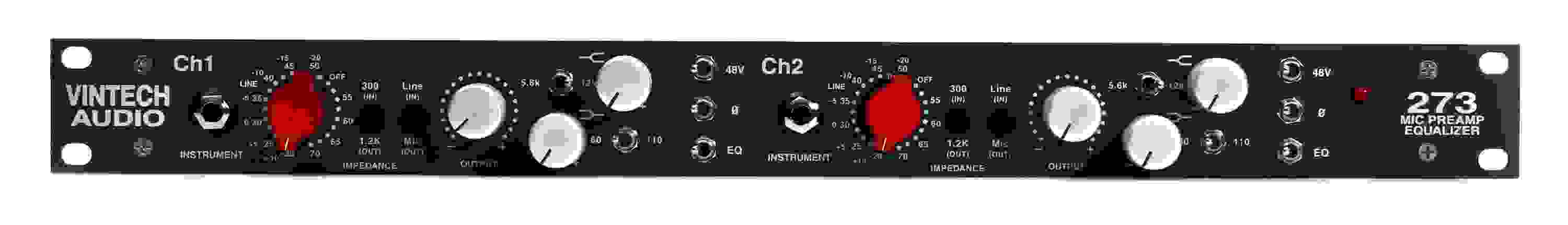 Vintech model 273 2-channel Microphone Preamp & EQ | Sweetwater