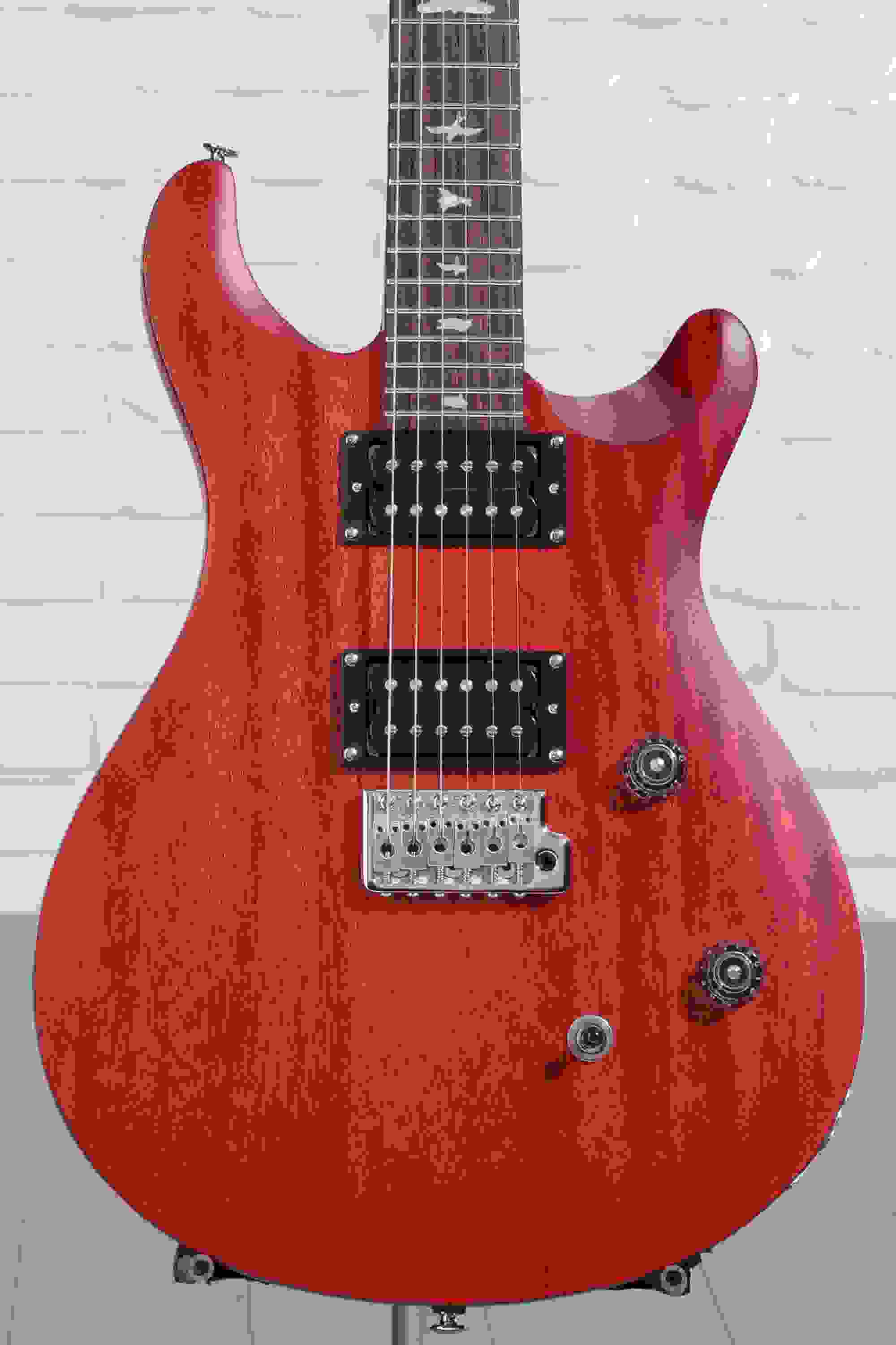 PRS SE CE 24 Standard Satin Electric Guitar - Vintage Cherry Satin ...