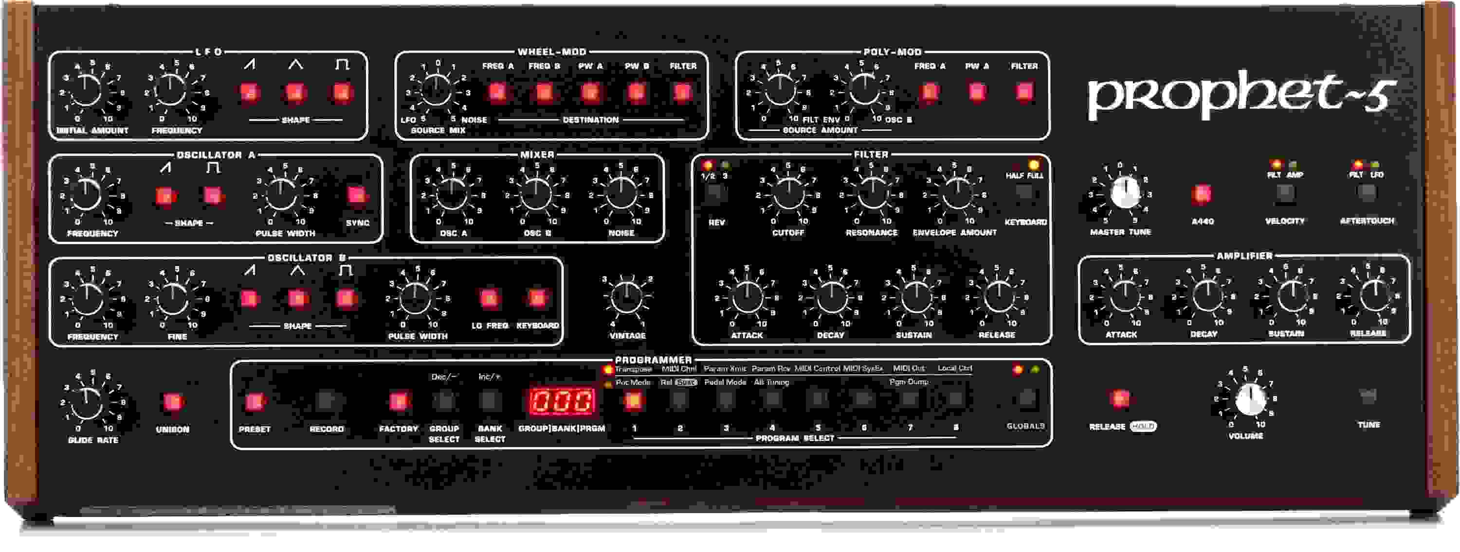 Sequential Prophet-5 Module 5-voice Polyphonic Analog Synthesizer | Sweetwater