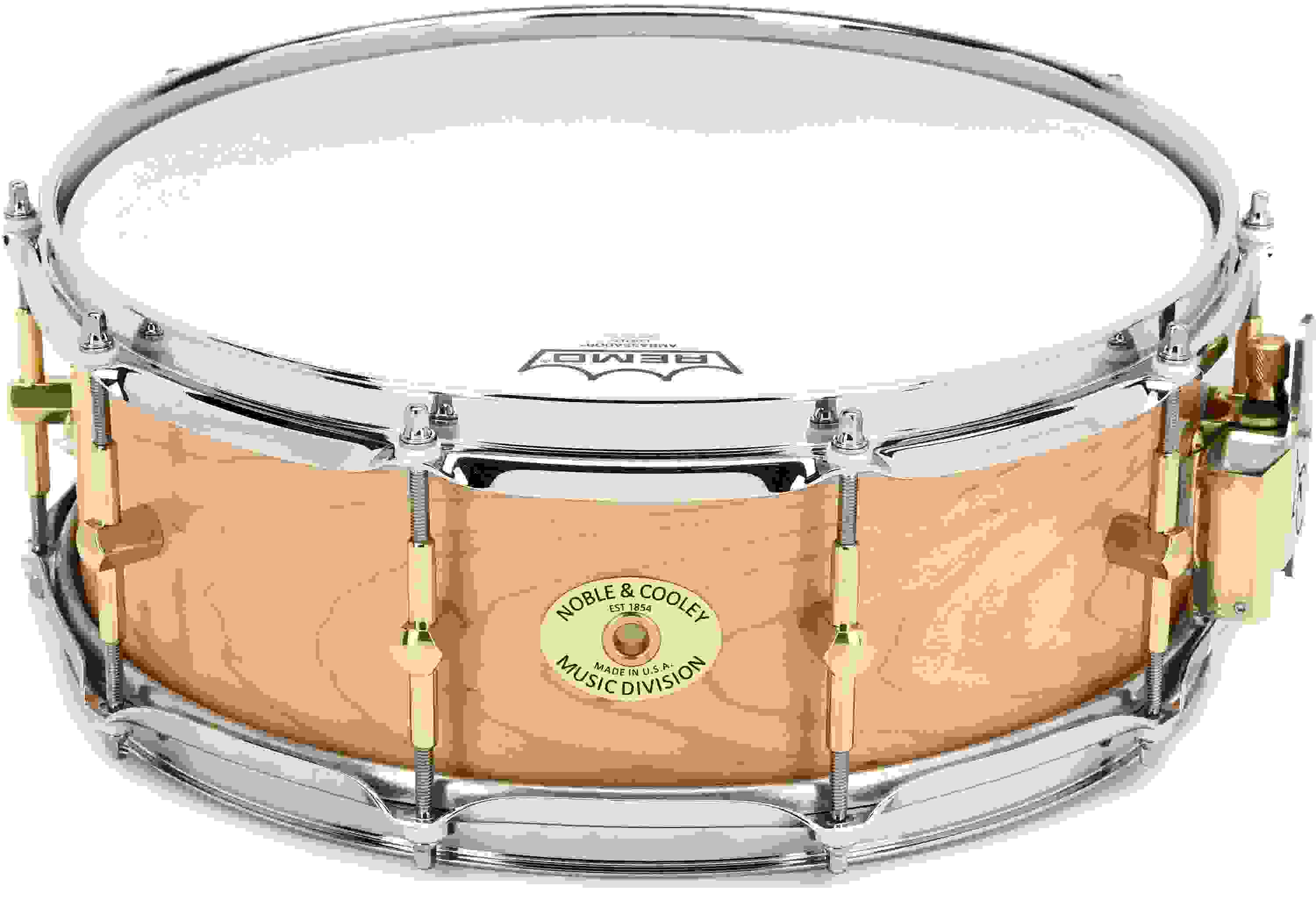Noble & Cooley Solid Shell Maple Snare Drum - 5 x 14-inch - Natural ...