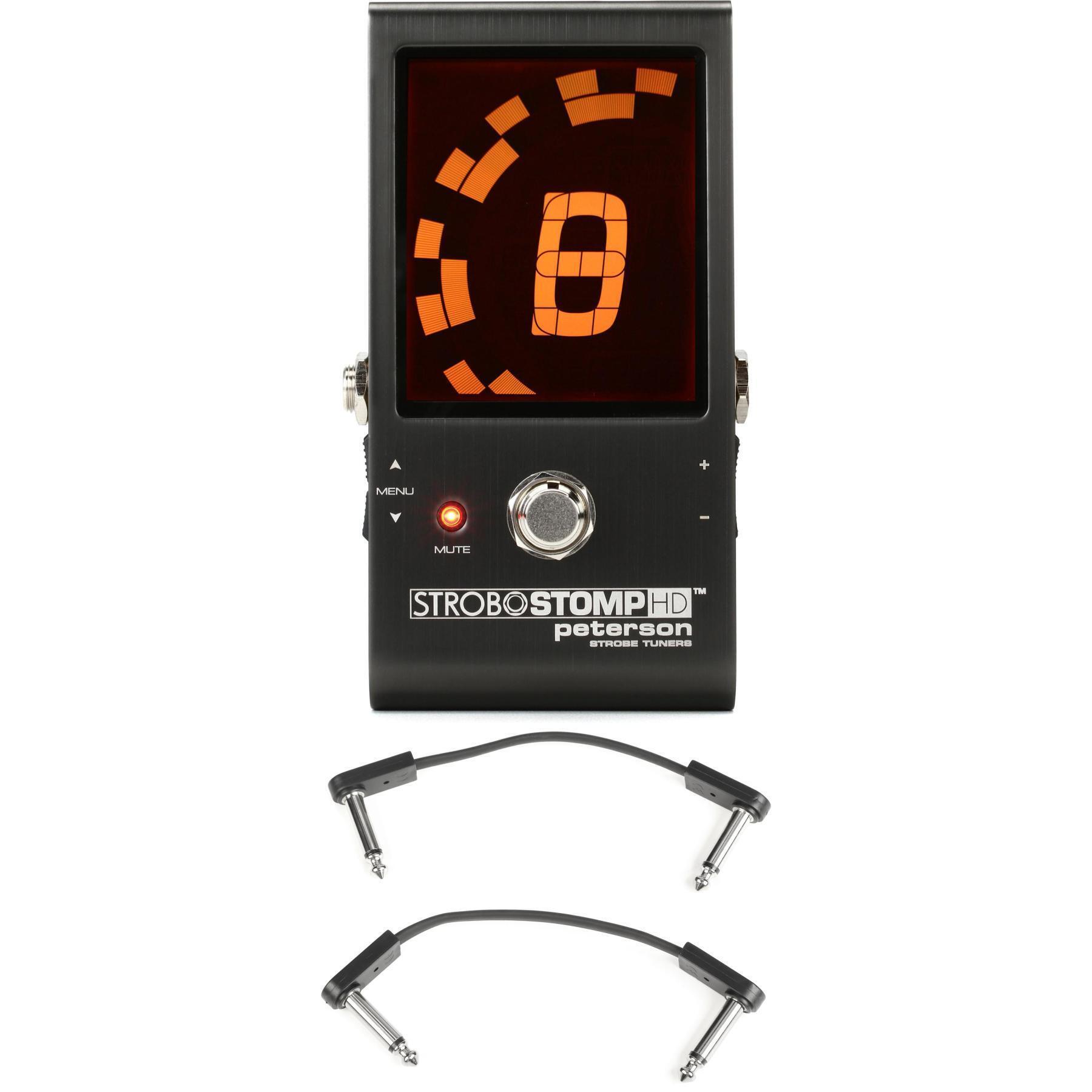 Peterson StroboStomp HD Pedal Tuner with EBS Patch Cables | Sweetwater