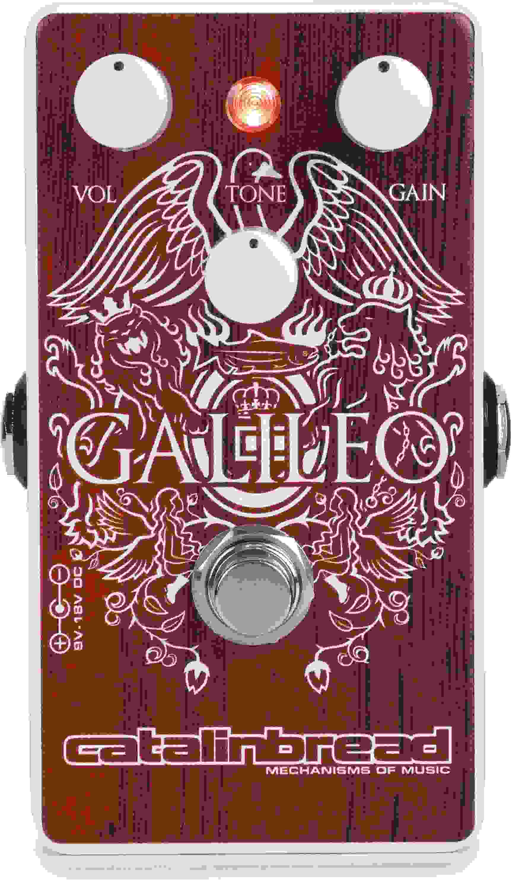 Catalinbread Galileo Treble Boost/Overdrive Pedal - Red Special ...