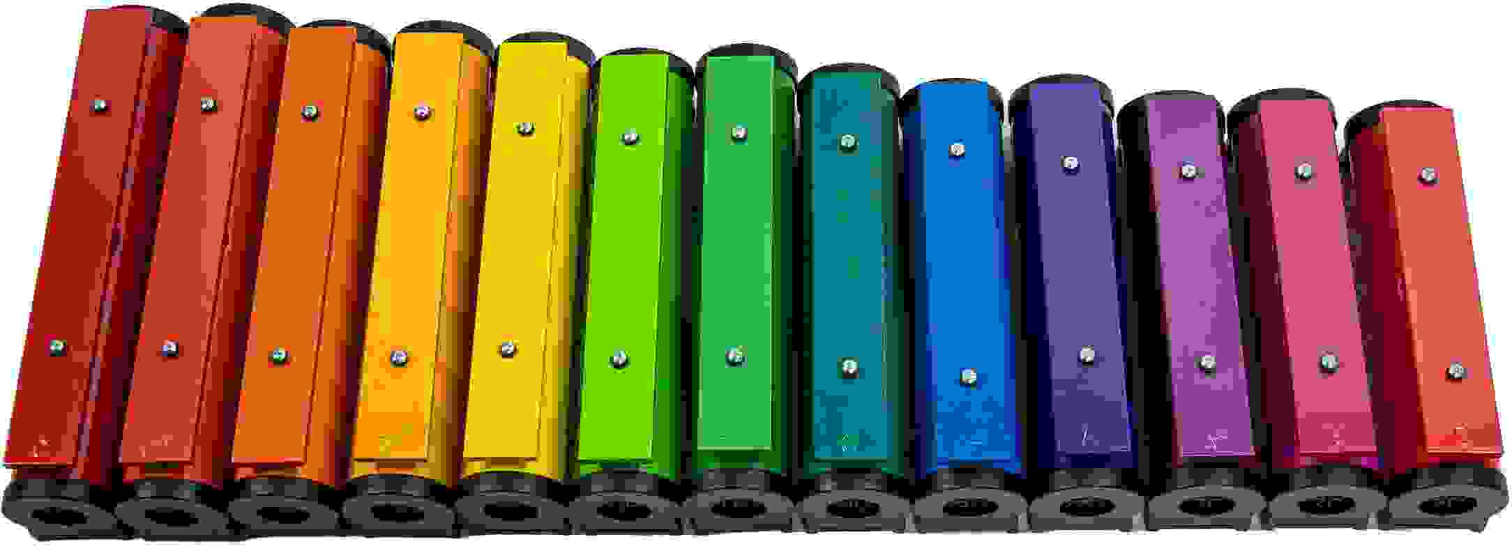 Rhythm Band Chroma-Notes 13-note Chromatic Resonator Bell Set - C ...