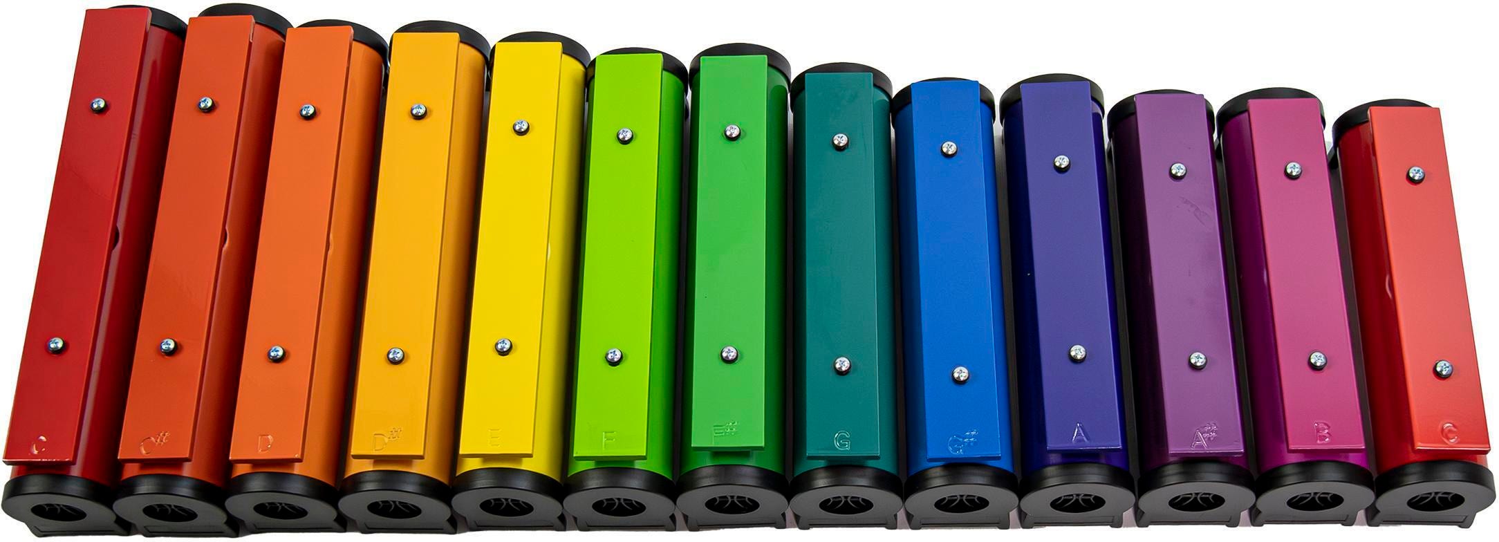 Rhythm Band Chroma-Notes 13-note Chromatic Resonator Bell Set - C ...