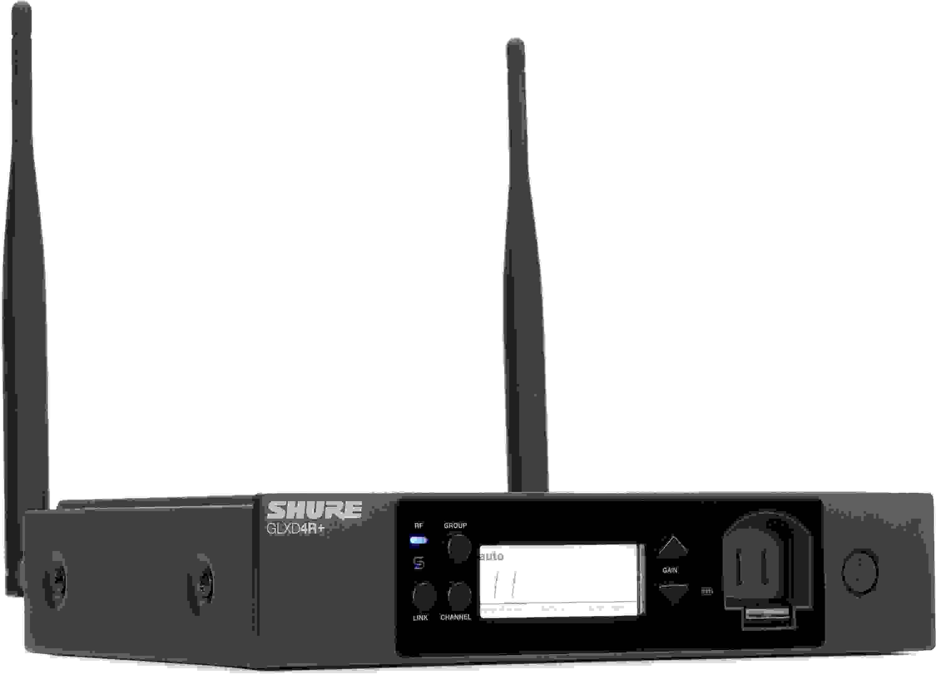 Shure GLXD4R+ Digital Wireless Rackmount Receiver | Sweetwater