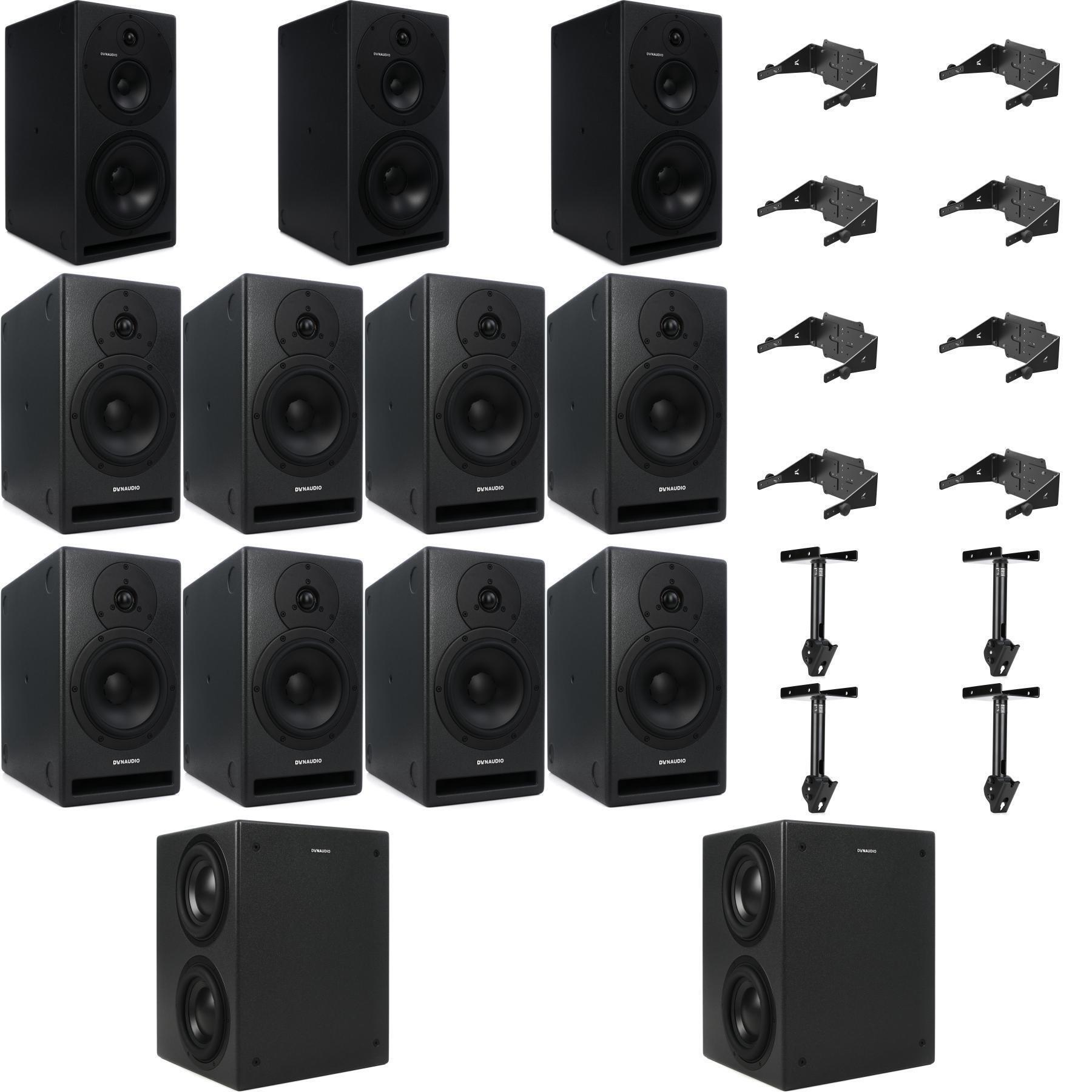 Dynaudio 7.1.4 Immersive Audio Studio Monitor System | Sweetwater