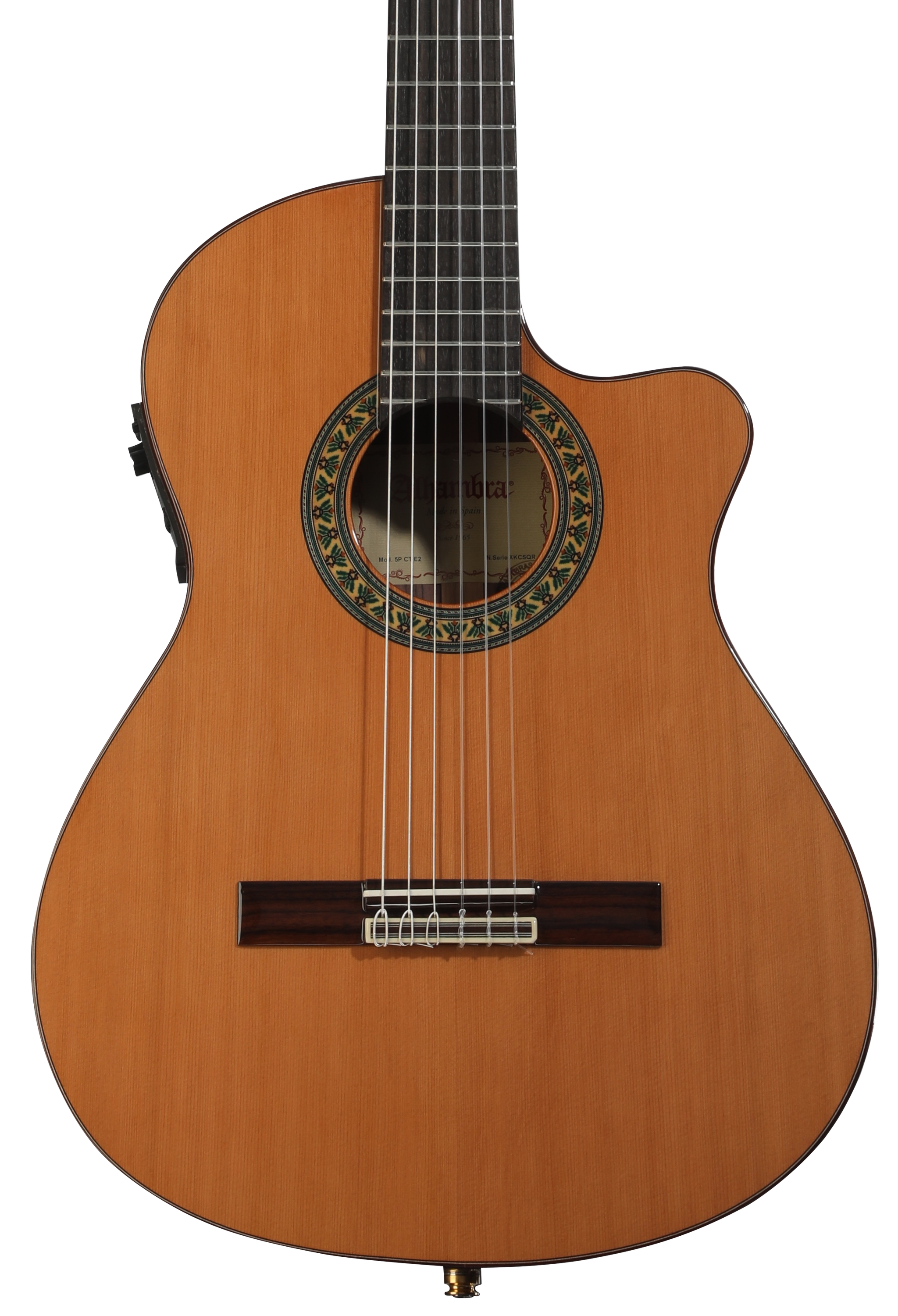 Alhambra 5PCT Conservatory Full-scale Nylon-string Cutaway Thinline ...