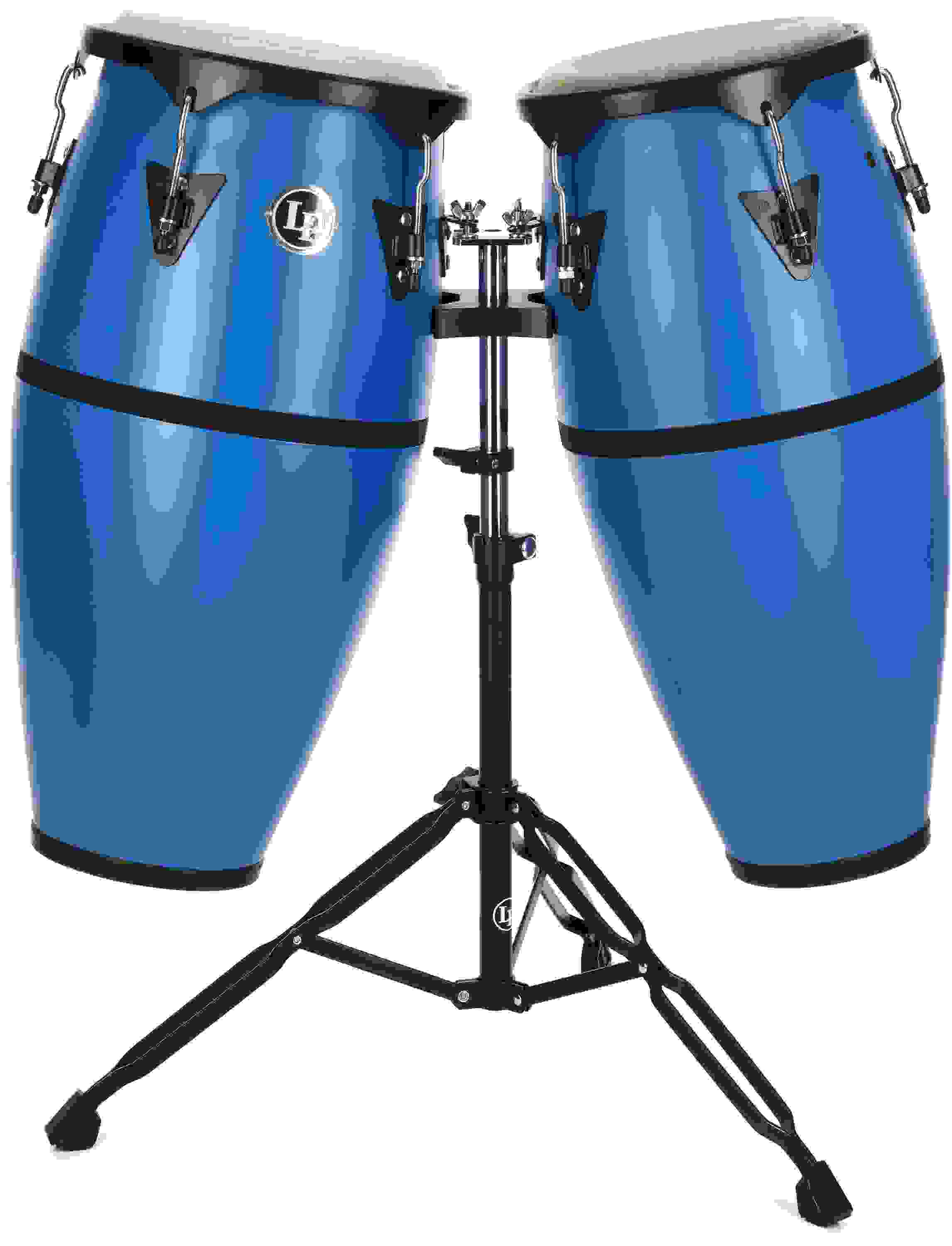Latin Percussion Discovery Conga Set - Race Car Blue | Sweetwater