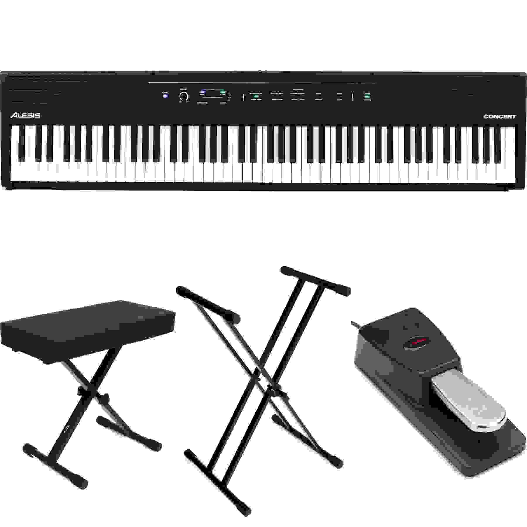 Alesis Concert 88-key Digital Piano Essentials Bundle | Sweetwater