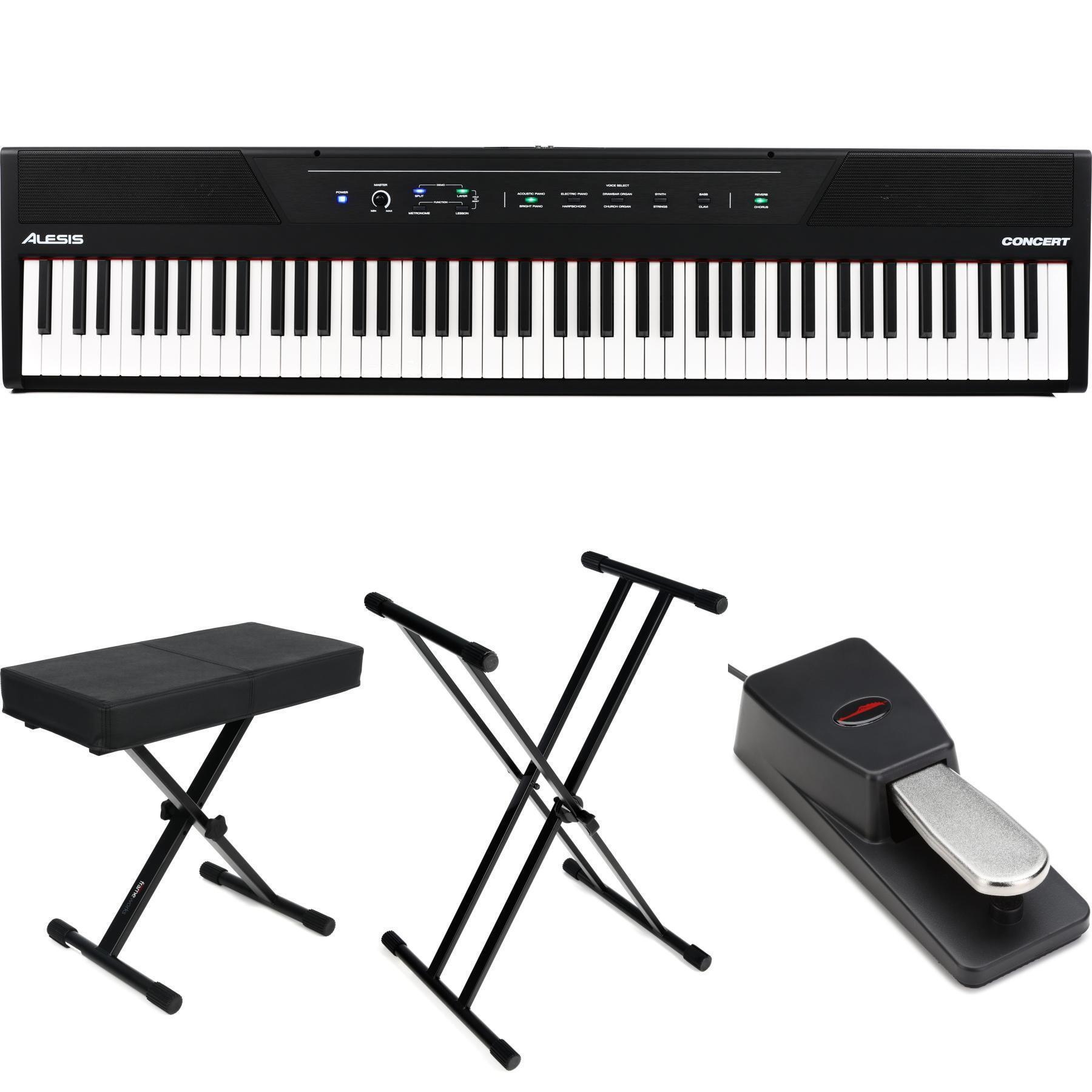 Alesis Concert 88-key Digital Piano Essentials Bundle | Sweetwater