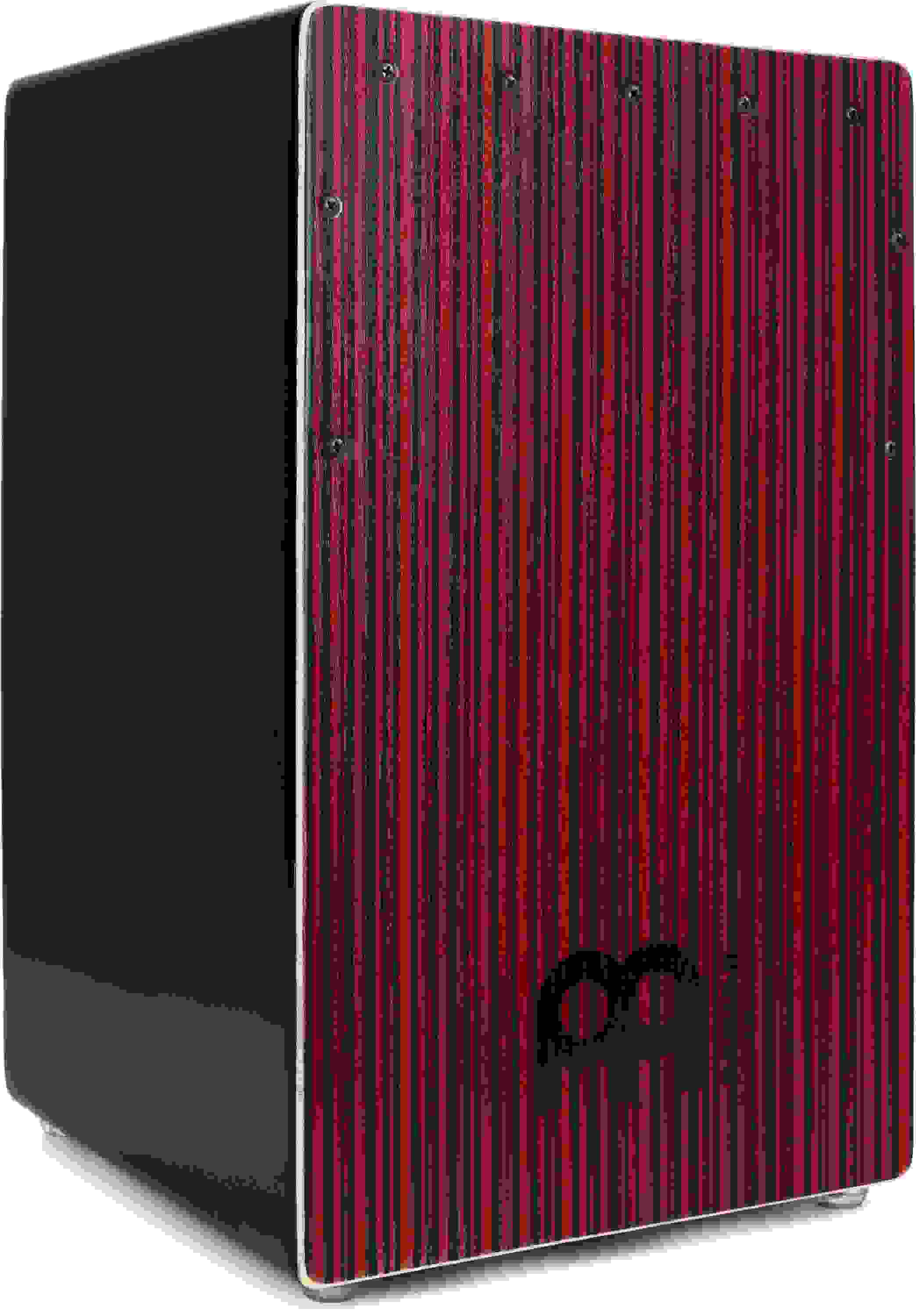 Meinl Percussion Backbeat Bass Cajon - Crimson Stripe | Sweetwater