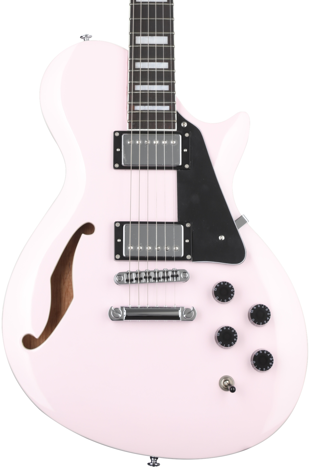 ESP LTD Xtone PS-1 Semi-hollow Electric Guitar - Pearl Pink | Sweetwater