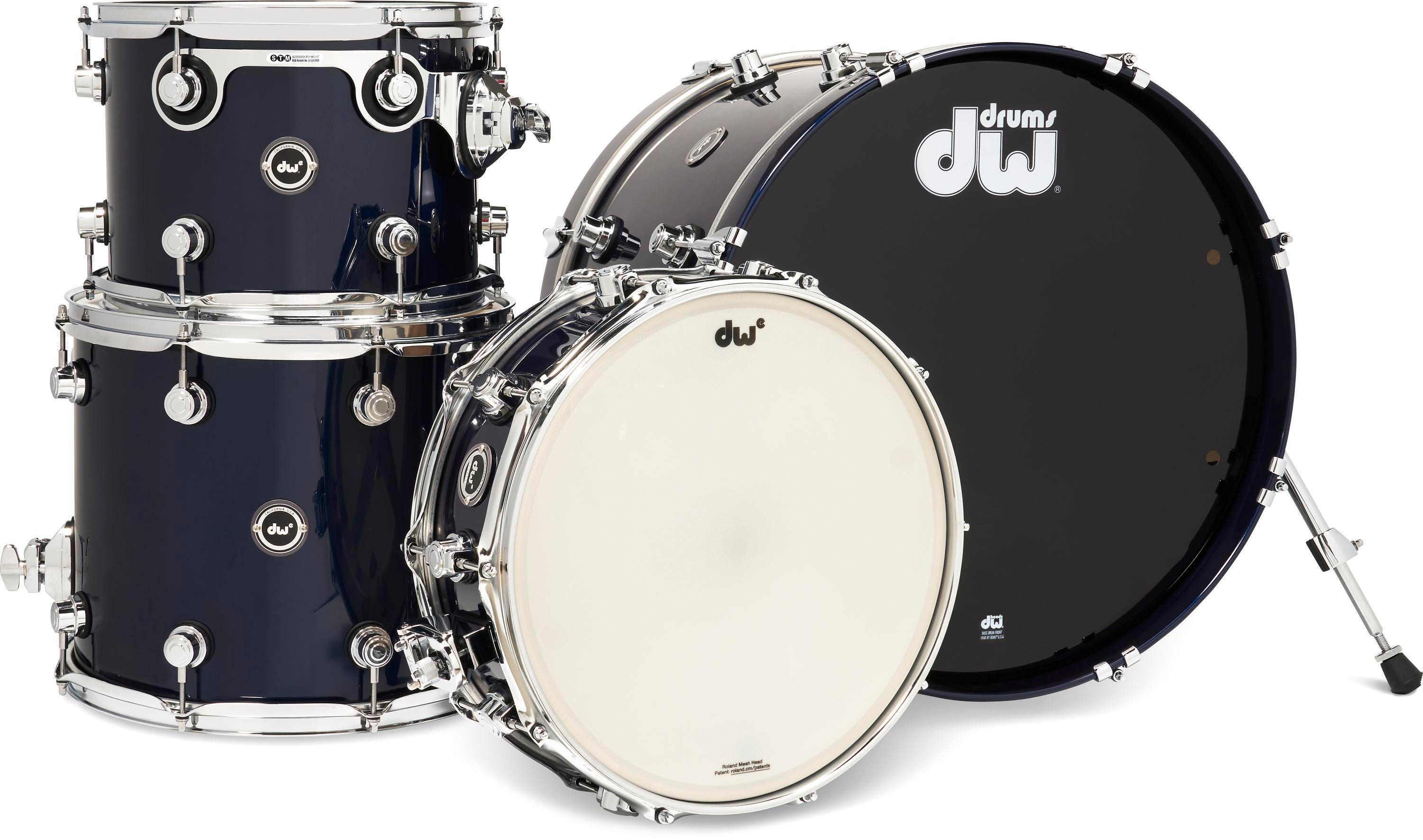 DW DWe 4-piece Shell Pack - Midnight Blue Metallic | Sweetwater