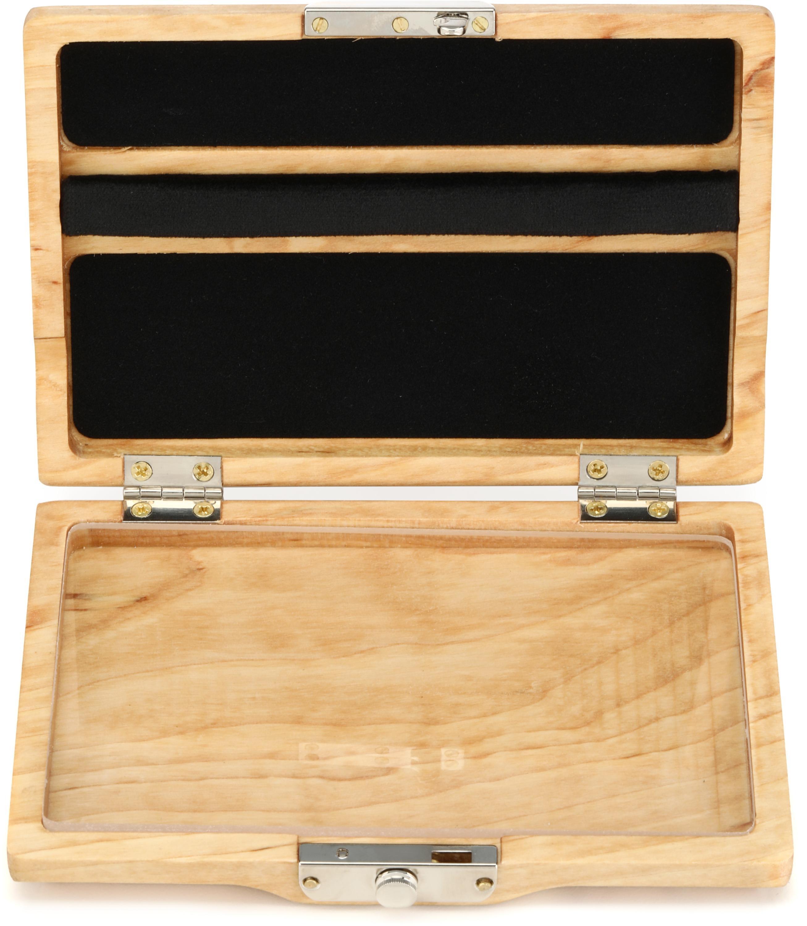 Reediano Bb Clarinet and Alto Saxophone Reed Case - Birch with Black ...