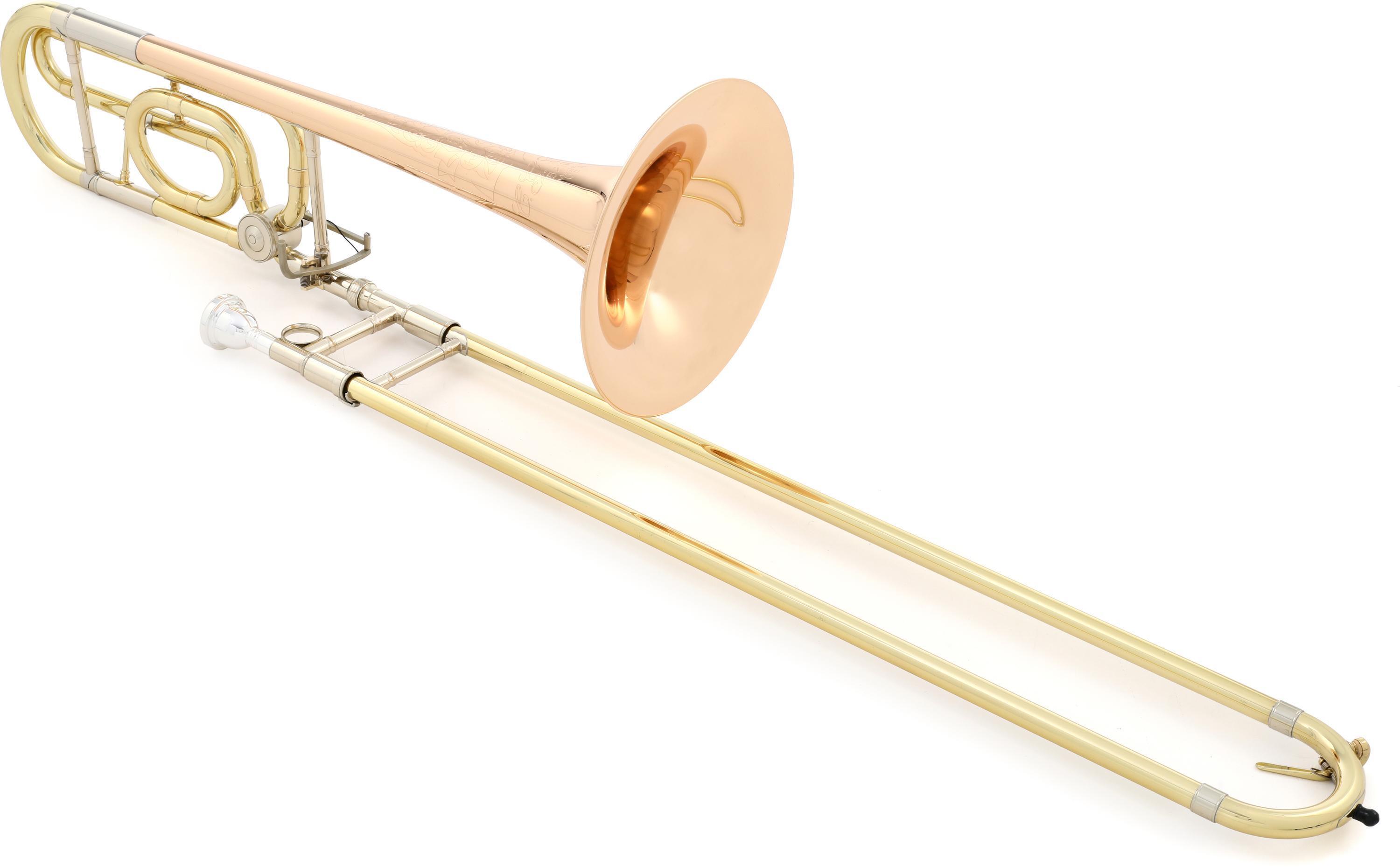 C.G. Conn 52HL Intermediate Trombone- F Attachment - Rose Brass Bell ...