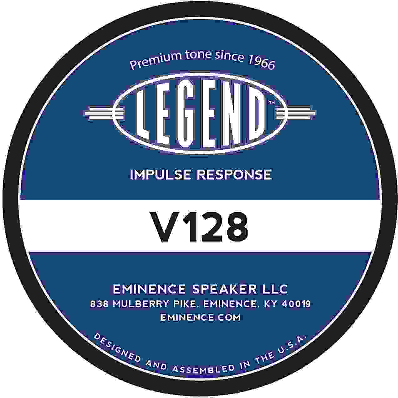 Eminence Legend V128 Speaker Impulse Response | Sweetwater