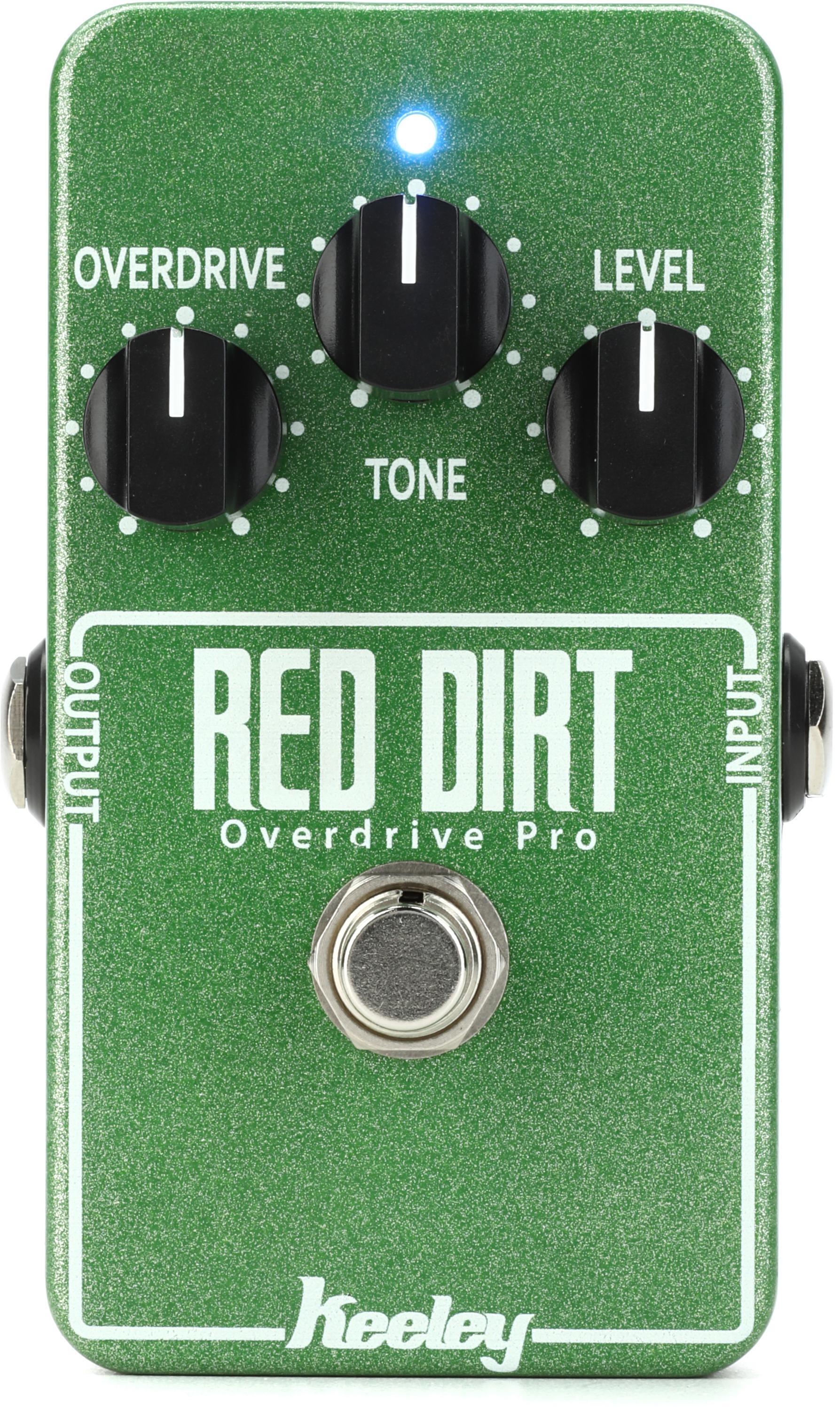 Keeley Red Dirt Overdrive Germanium Overdrive Pedal - Green Sparkle ...