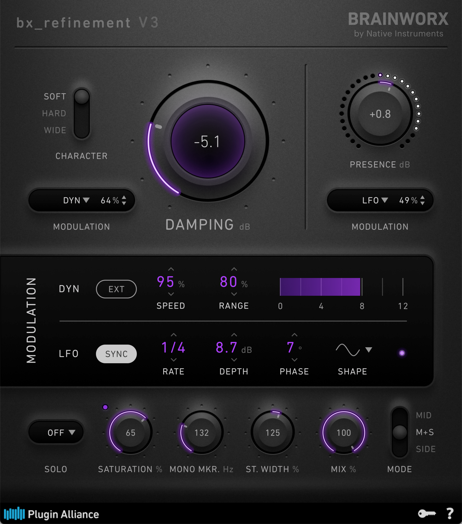 Brainworx bx_refinement V3 Mastering Plug-in | Sweetwater