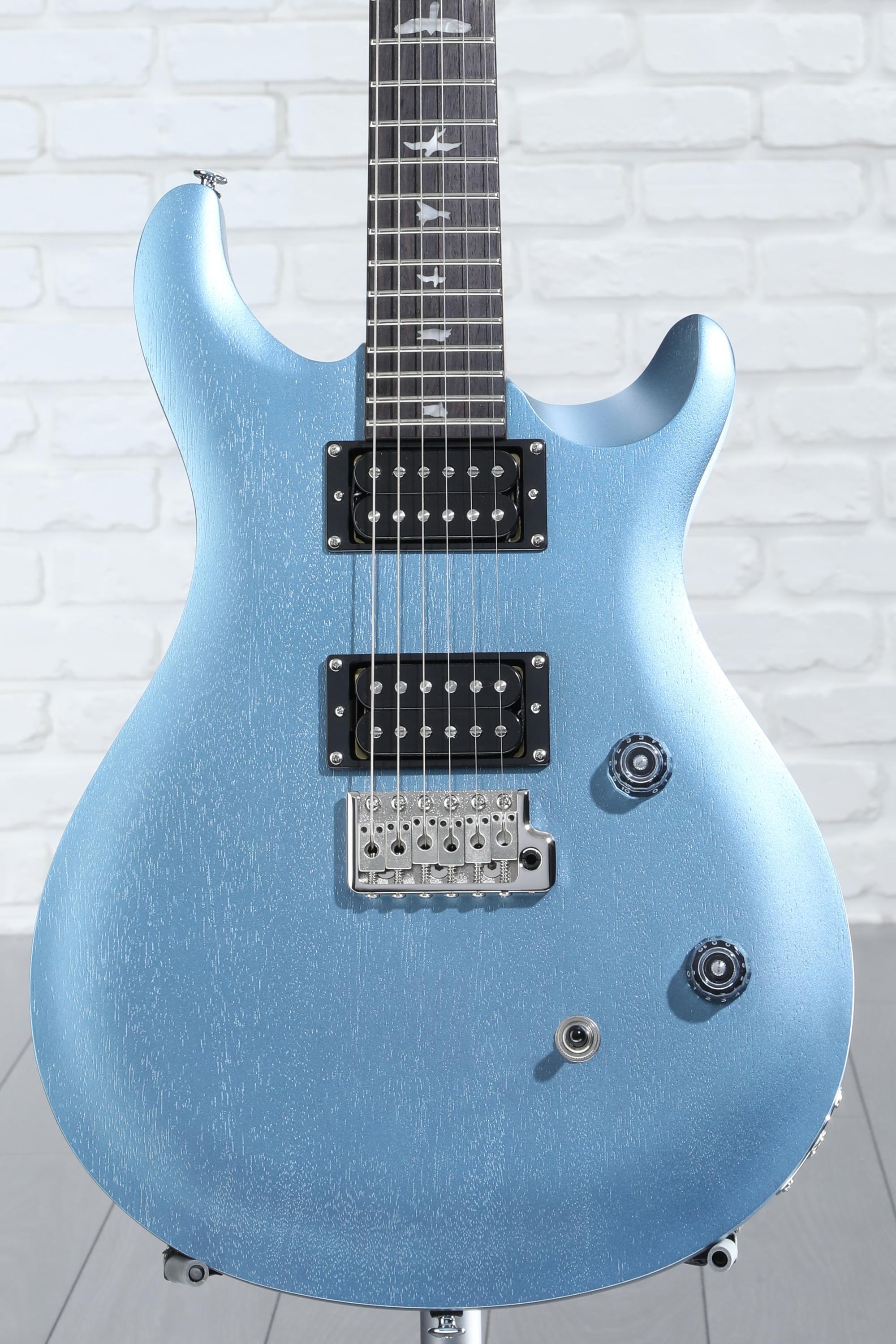 PRS SE CE 24 Standard Satin Electric Guitar - Ice Blue Metallic Satin ...