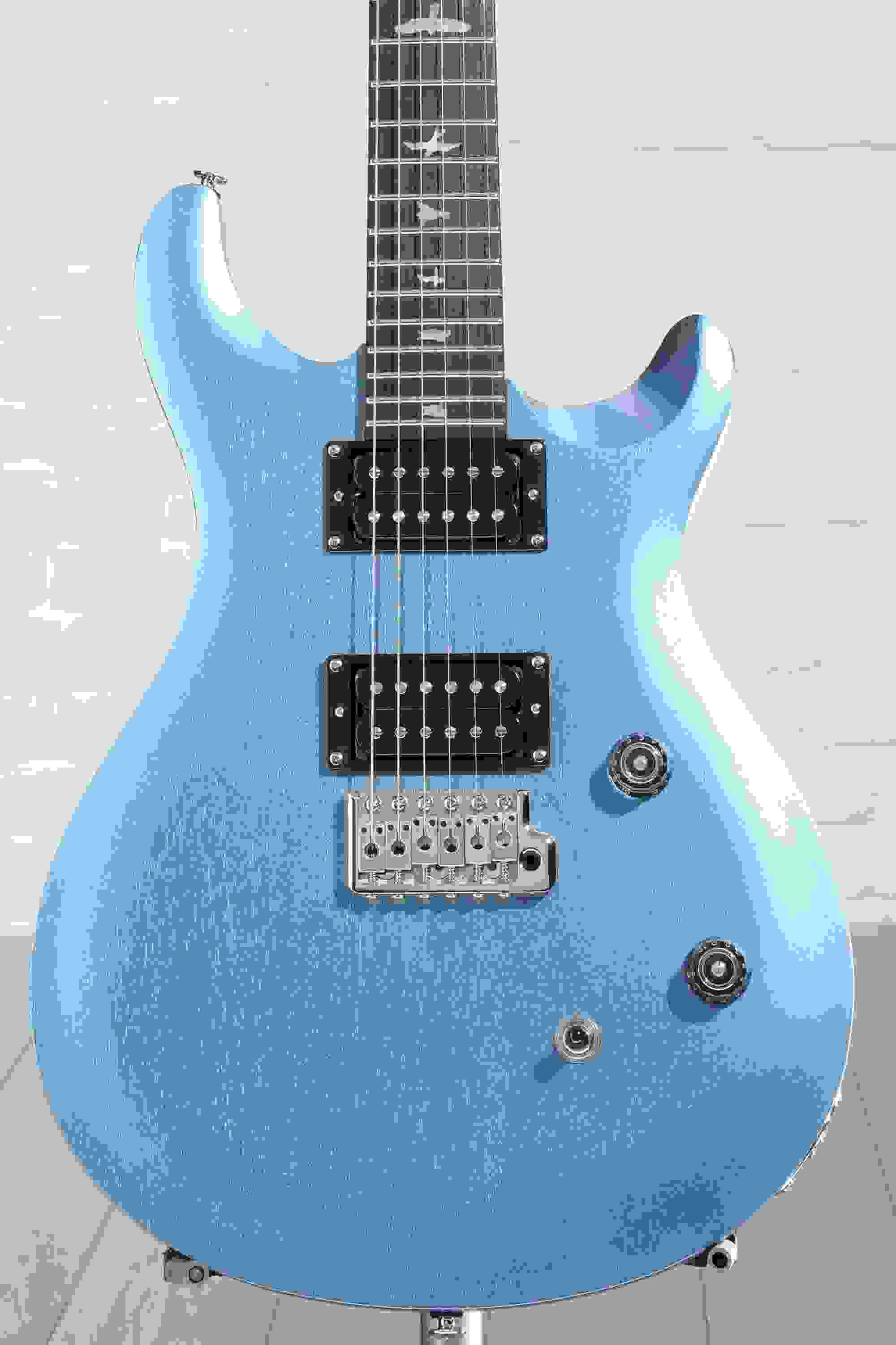 PRS SE CE 24 Standard Satin Electric Guitar - Ice Blue Metallic Satin ...
