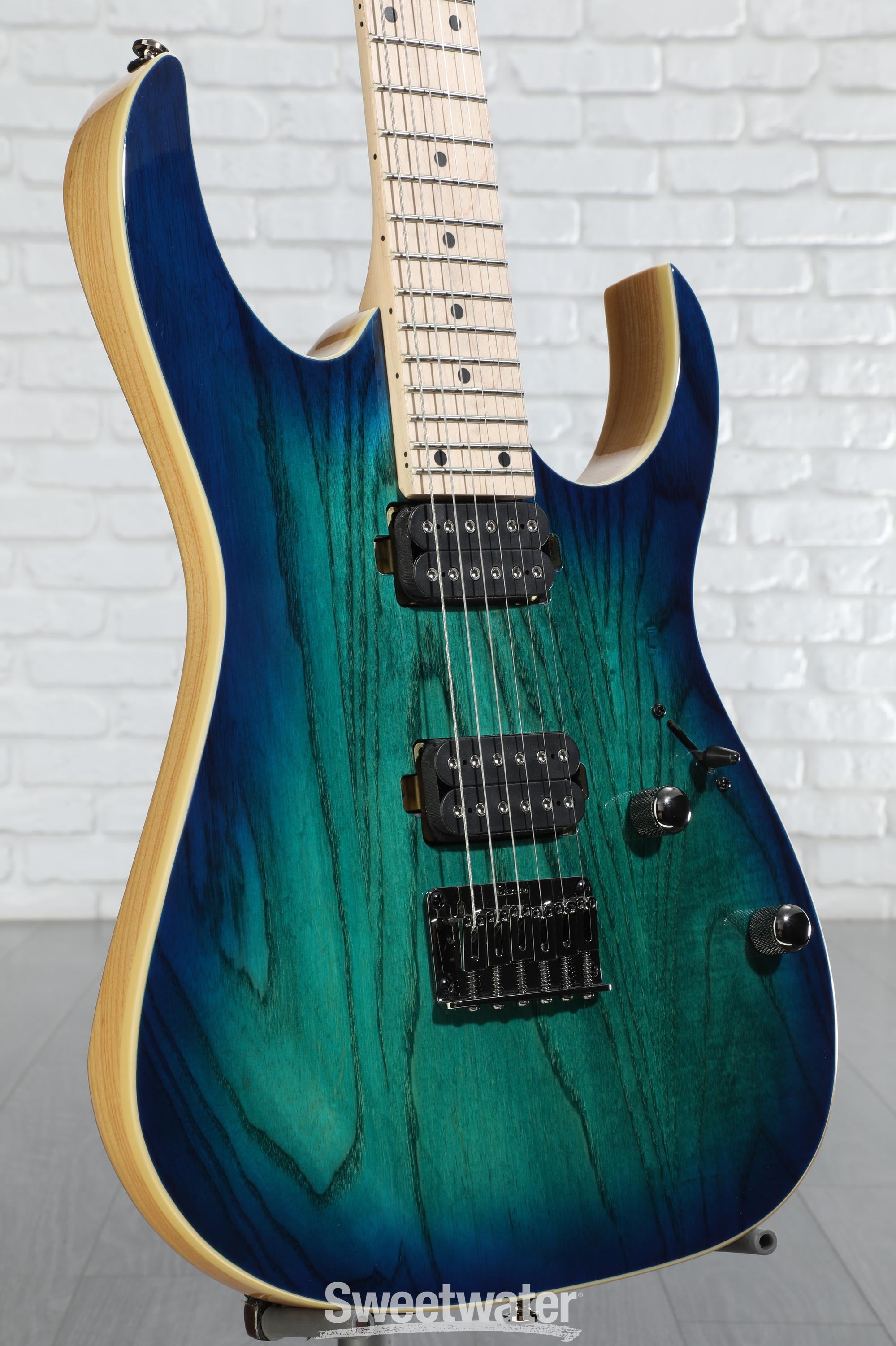 Ibanez RG421AHM Electric Guitar - Blue Moon Burst | Sweetwater Ibanez RG421AHM Electric Guitar - Blue Moon Burst | Sweetwater