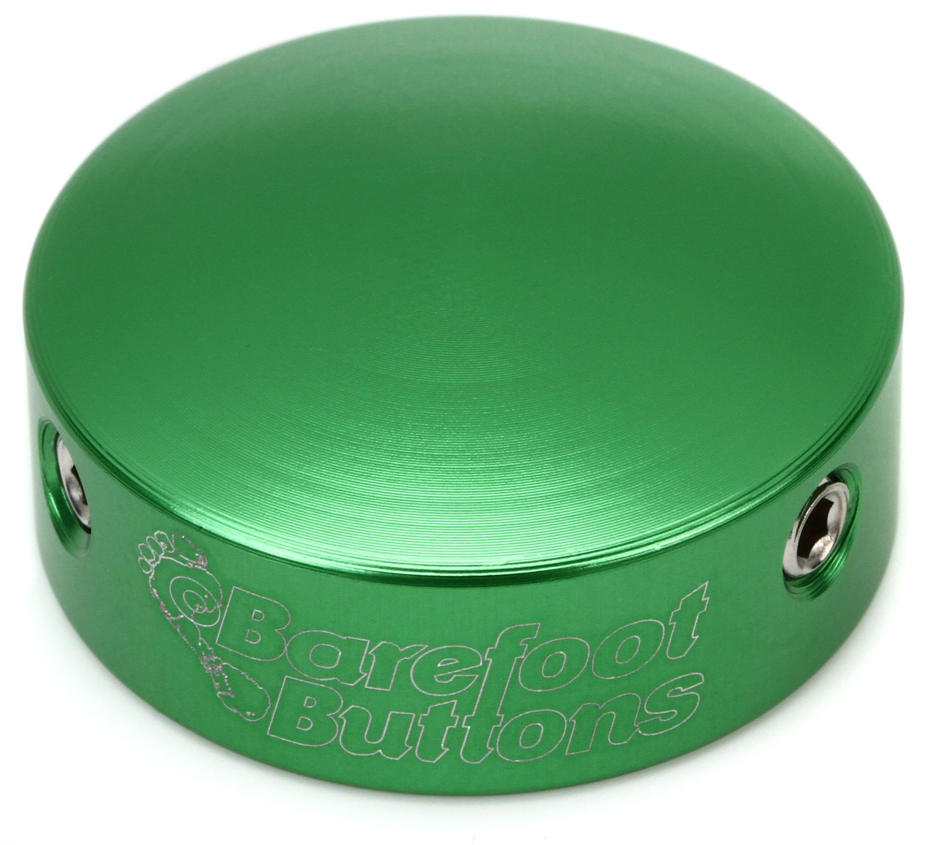Barefoot Buttons V2 Standard Footswitch Cap - Green | Sweetwater