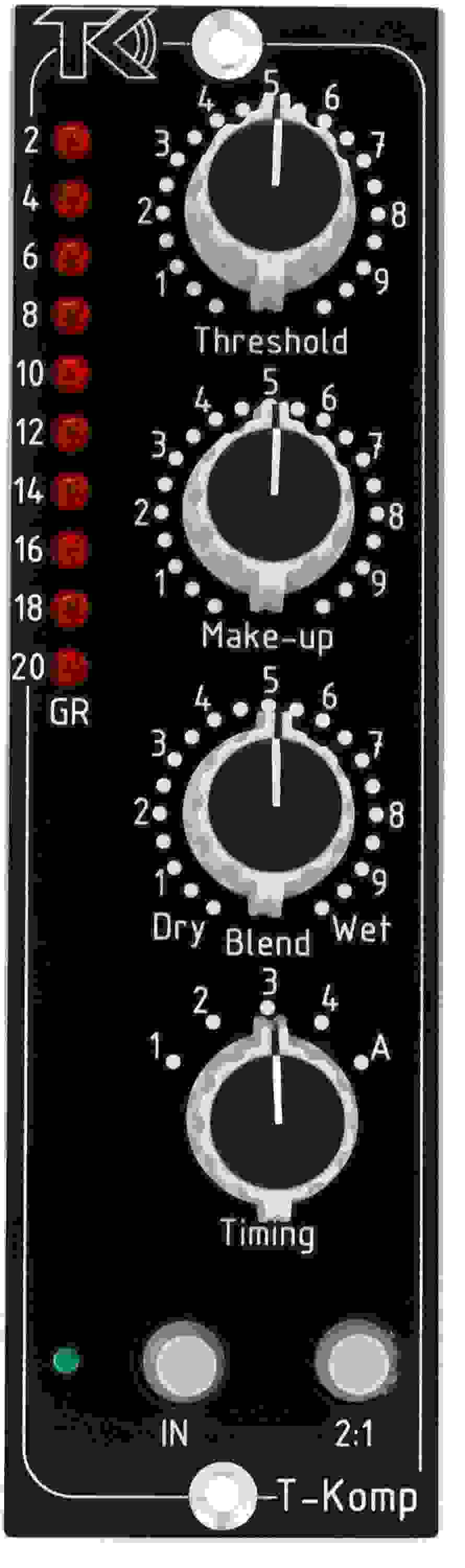 TK Audio T-Komp 500 Series Mono Compressor | Sweetwater