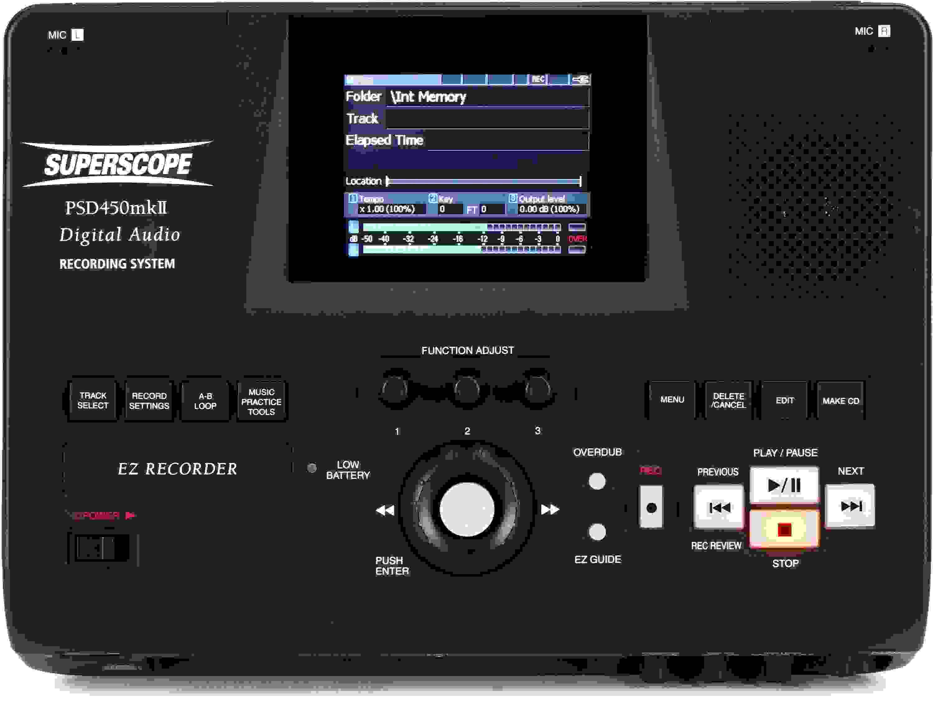 Superscope PSD450mk2 Portable SD Recorder | Sweetwater