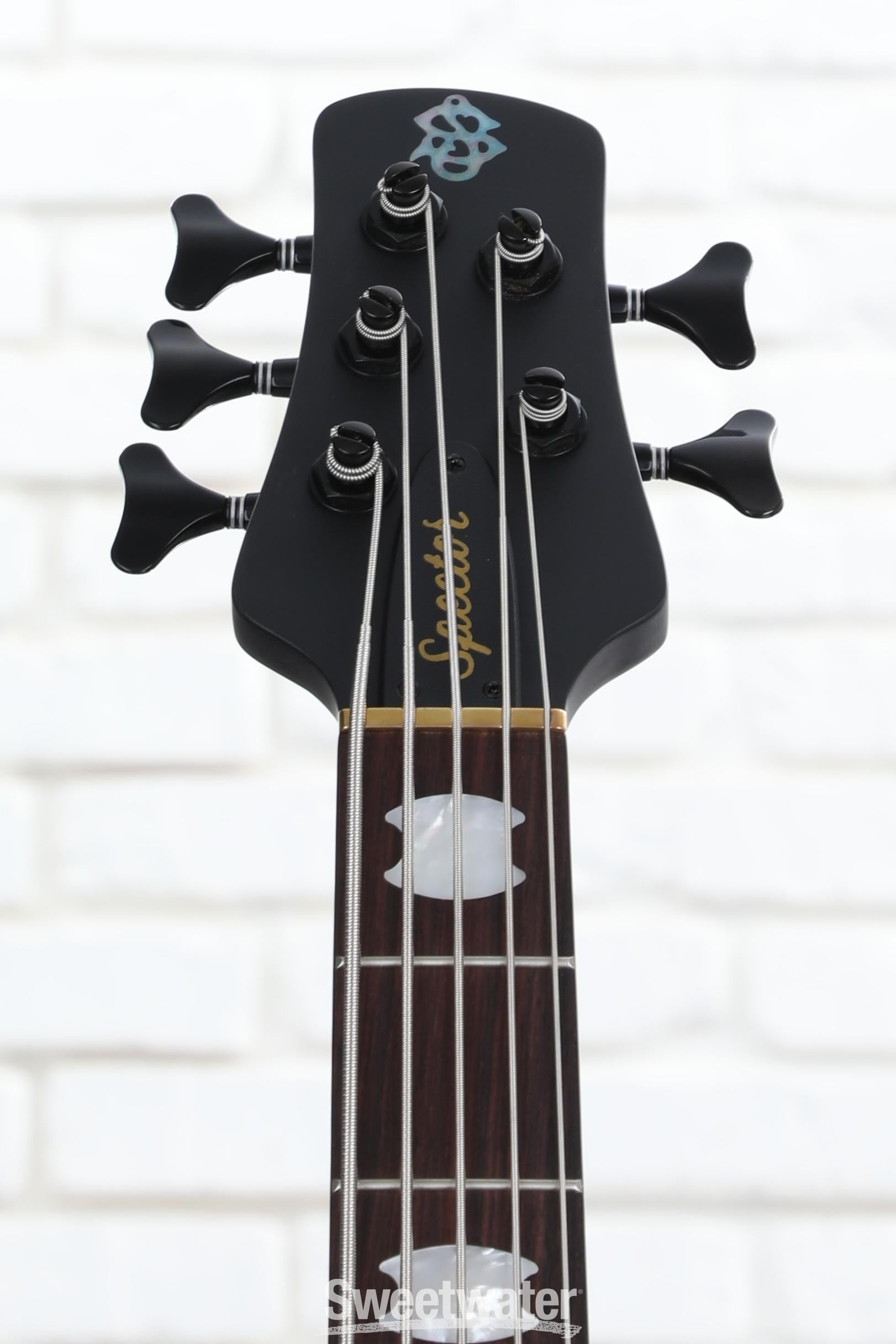 Spector Euro 5 LX Electric Bass Guitar - Black Stain | Sweetwater