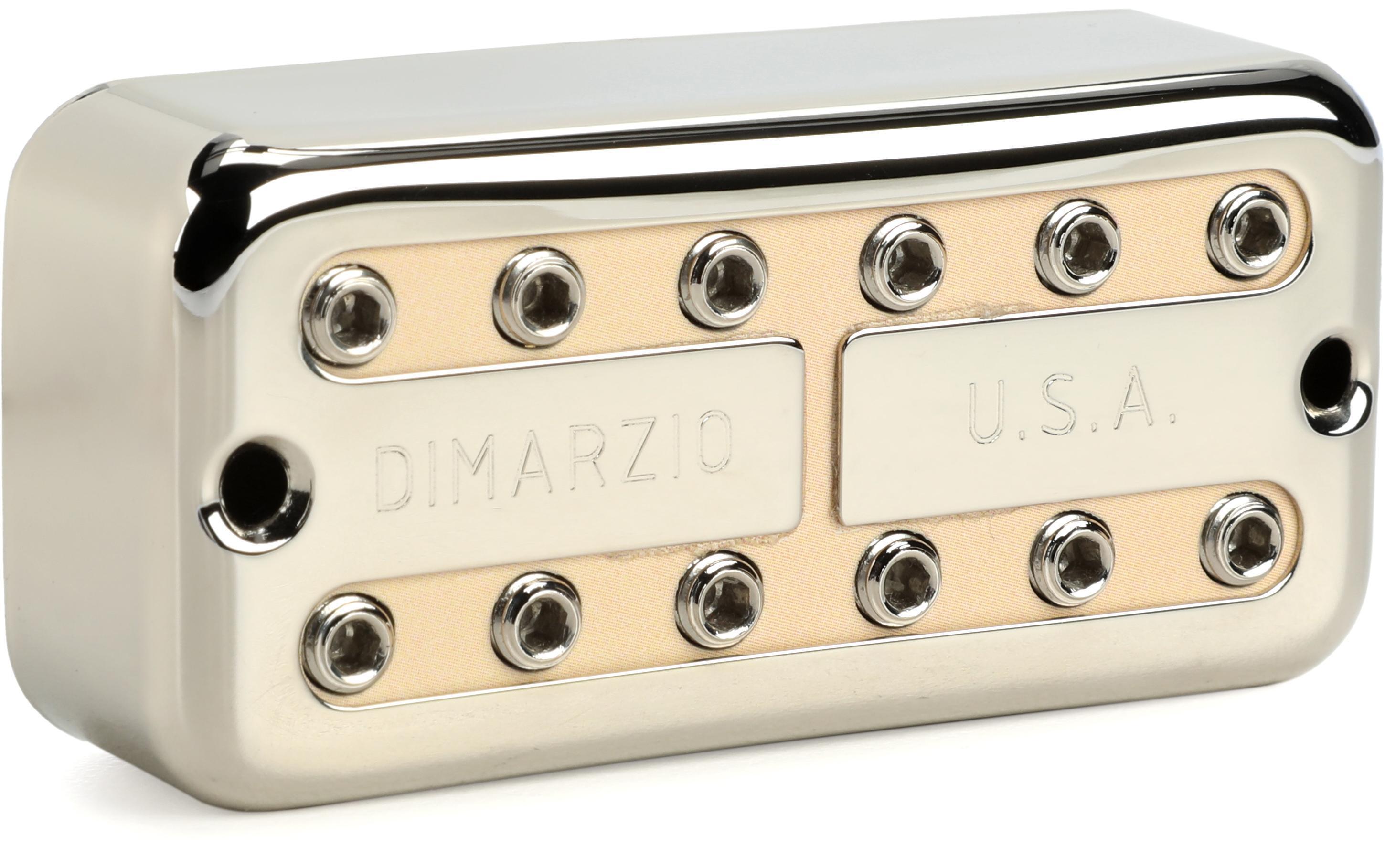 DiMarzio Super Distor'Tron F-spaced Humbucker Pickup - Nickel Cover ...