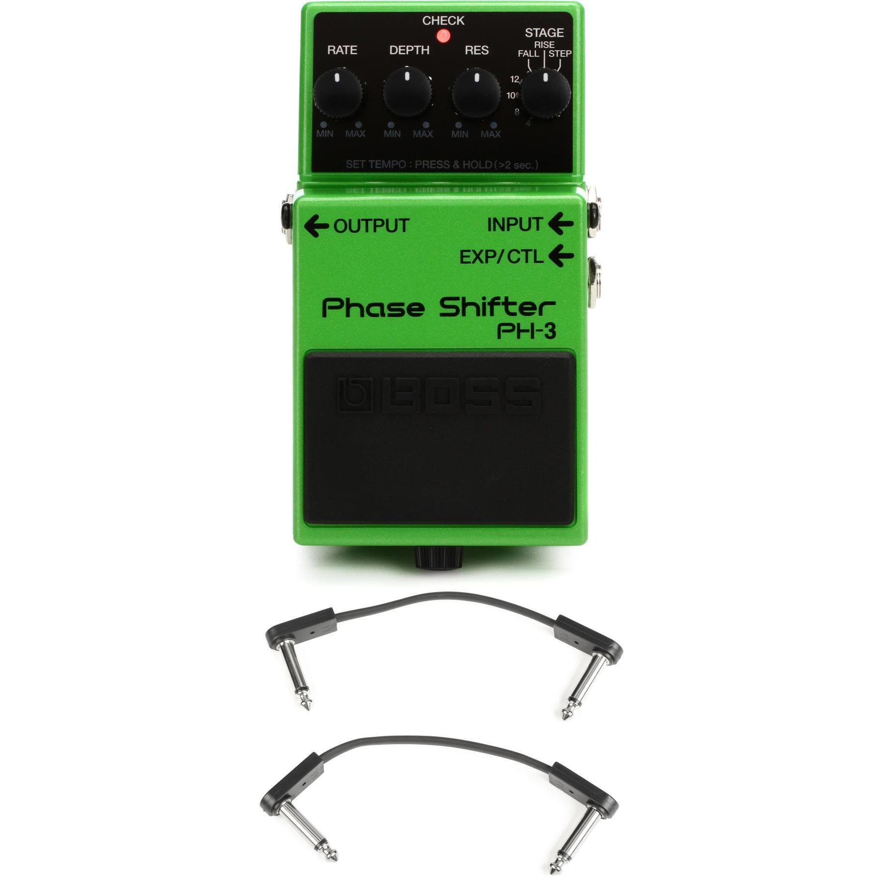 Boss PH-3 Phase Shifter Pedal with EBS Patch Cables | Sweetwater