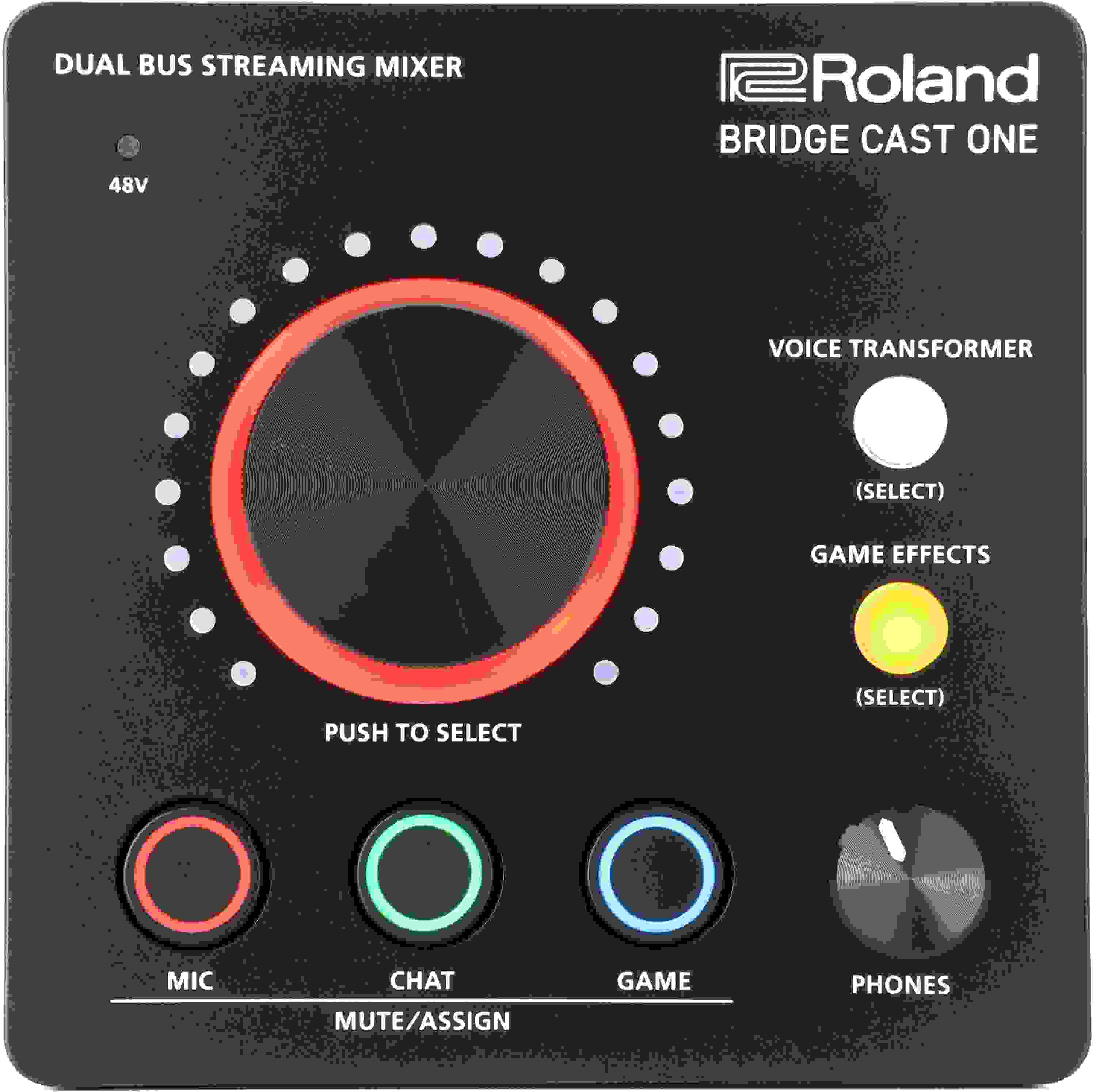 Roland Bridge Cast One Dual-bus Gaming Audio Mixer | Sweetwater