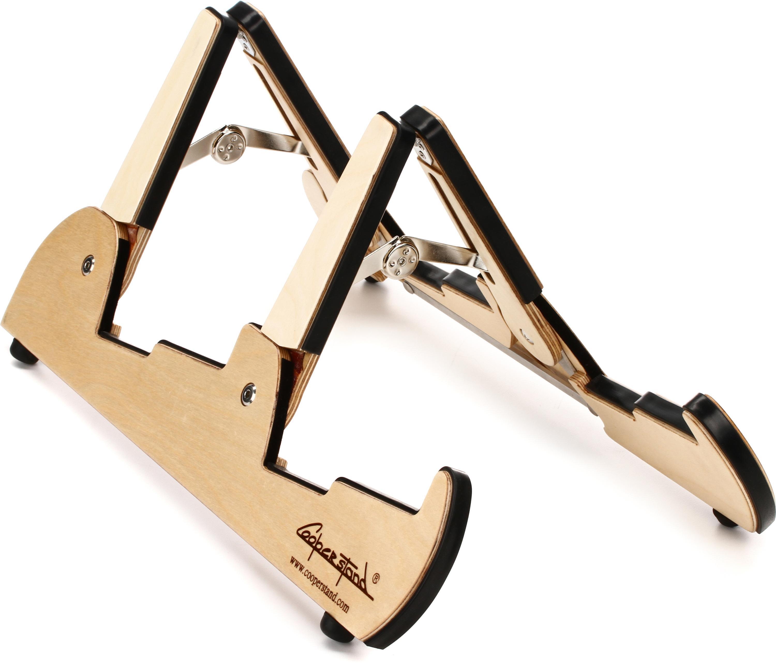 Cooperstand Pro-Tandem Double Guitar Stand - Birch | Sweetwater