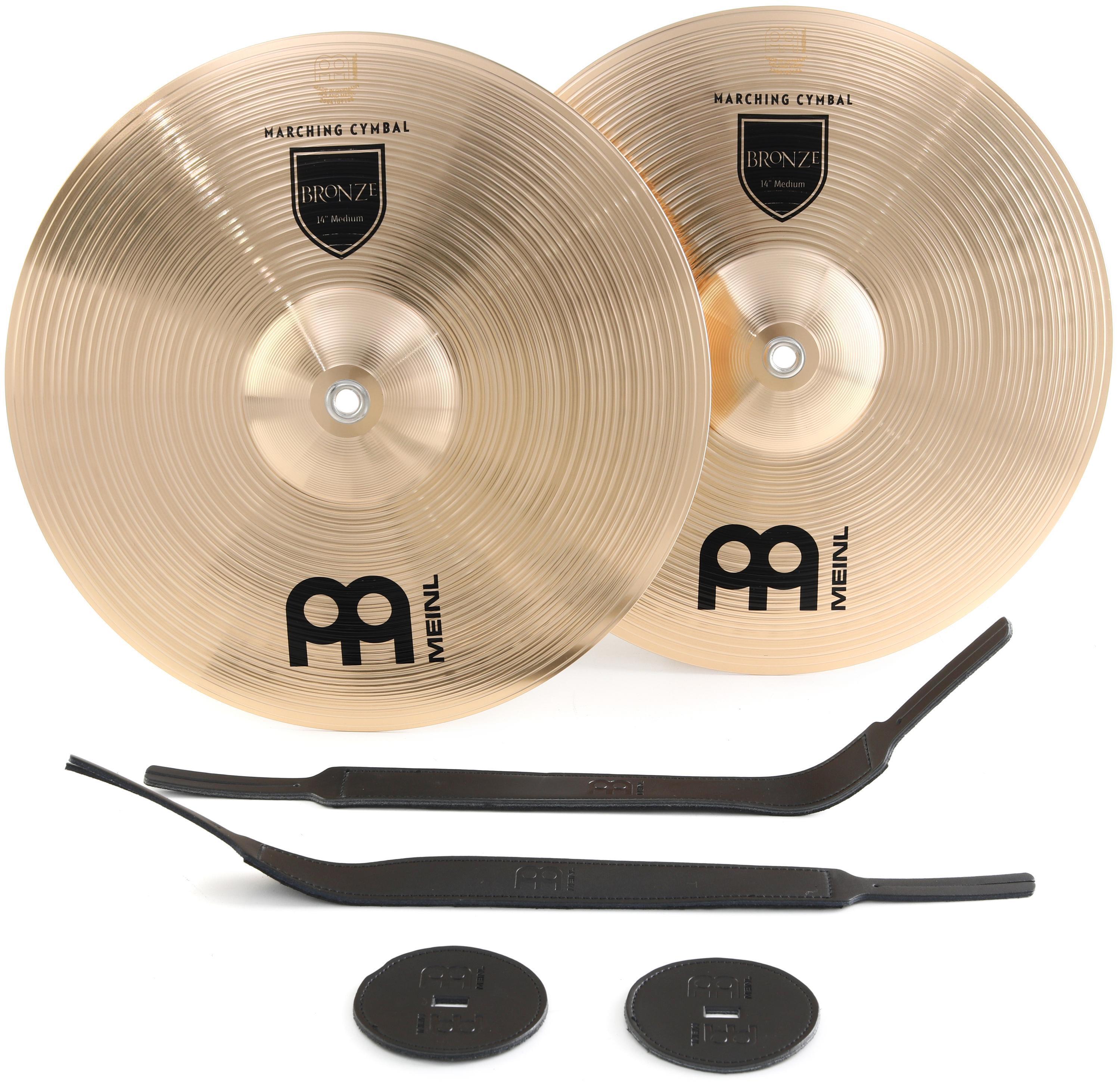 Meinl Cymbals Student Range Bronze Crash Cymbals - 14 inch, Traditional ...