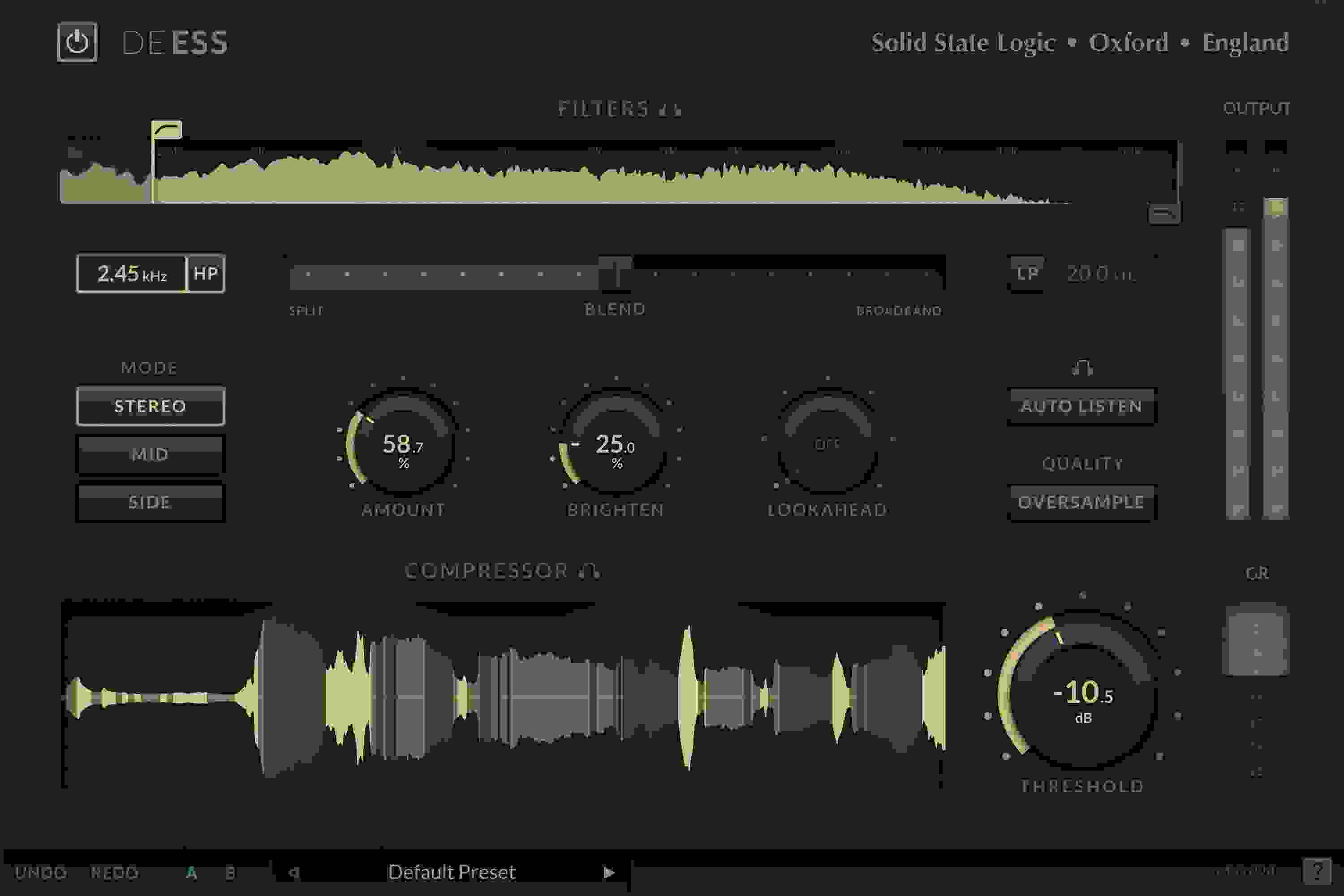 Solid State Logic DeEss De-esser Plug-in Reviews | Sweetwater