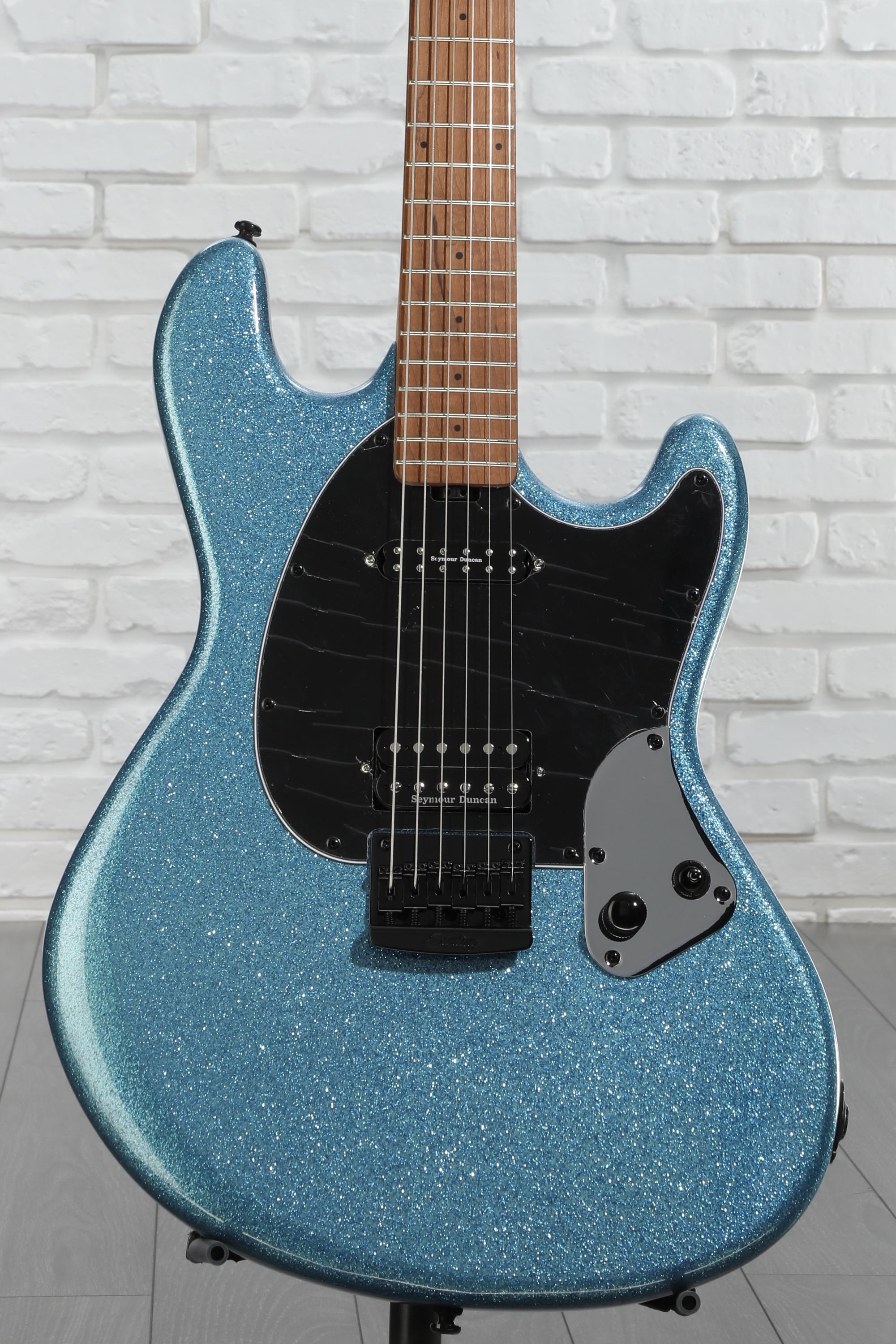 Sterling By Music Man Ryan "Fluff" Bruce Signature StingRay Electric Guitar - Amana Boat Blue ...