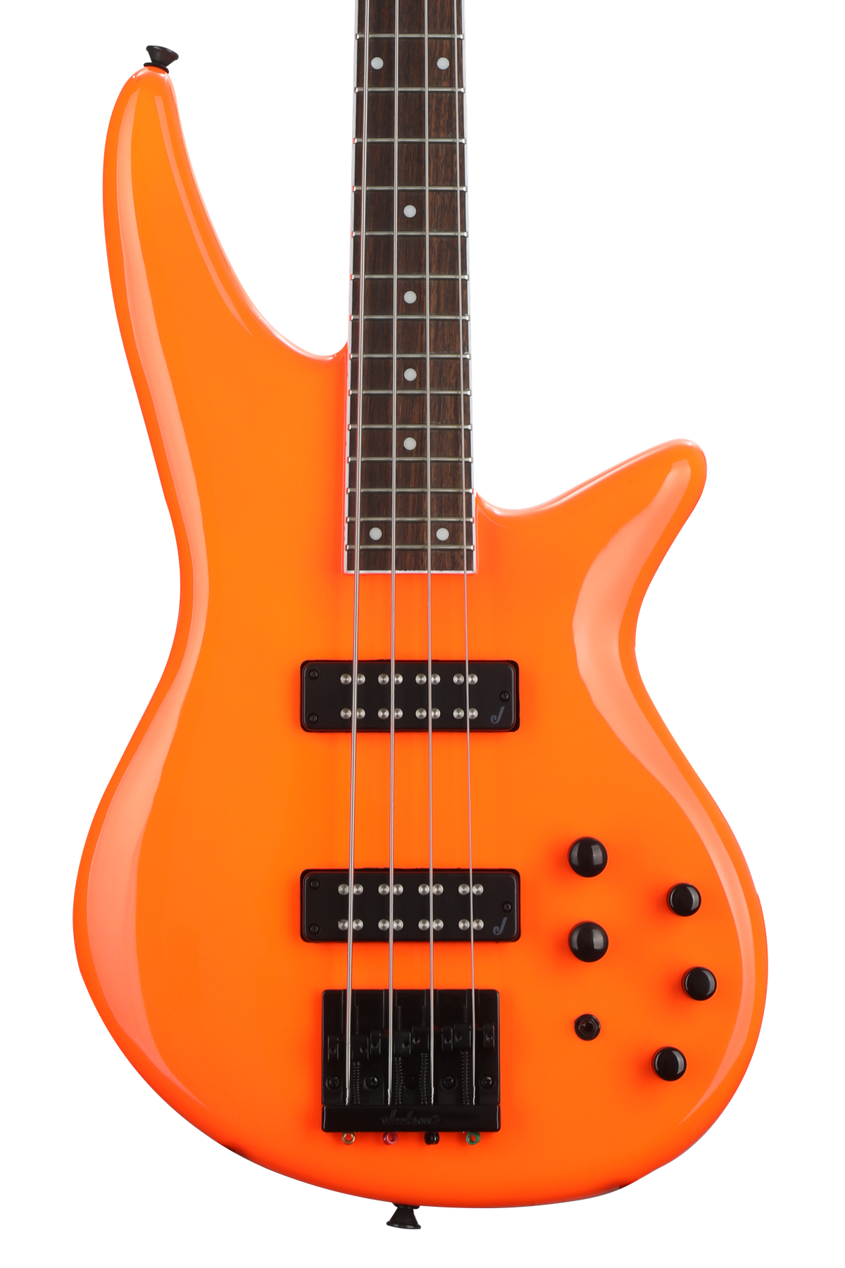 Jackson X Series Spectra IV Bass Guitar - Neon Orange | Sweetwater