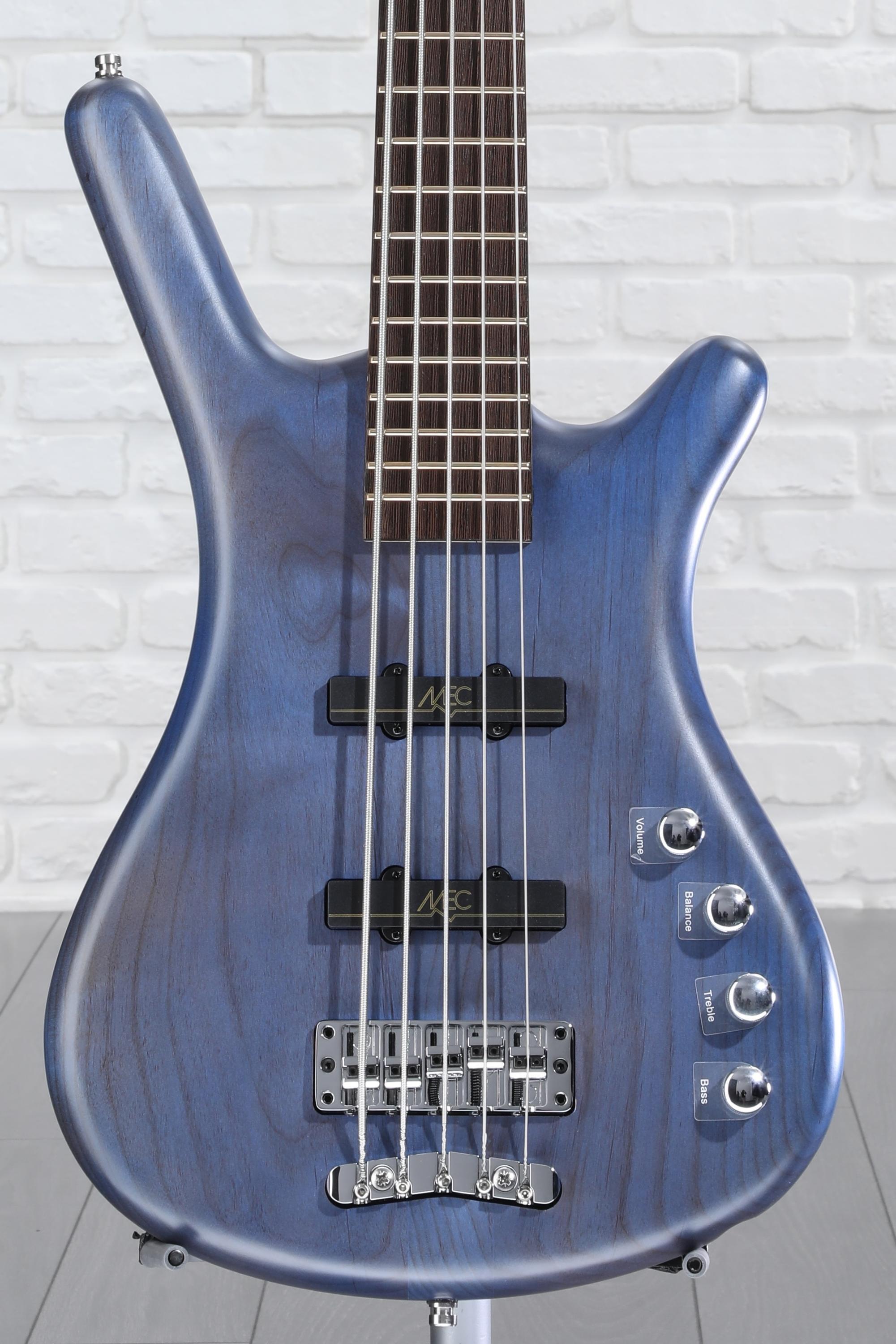 Warwick RockBass Corvette Basic 5-string Bass Guitar - Ocean Blue ...
